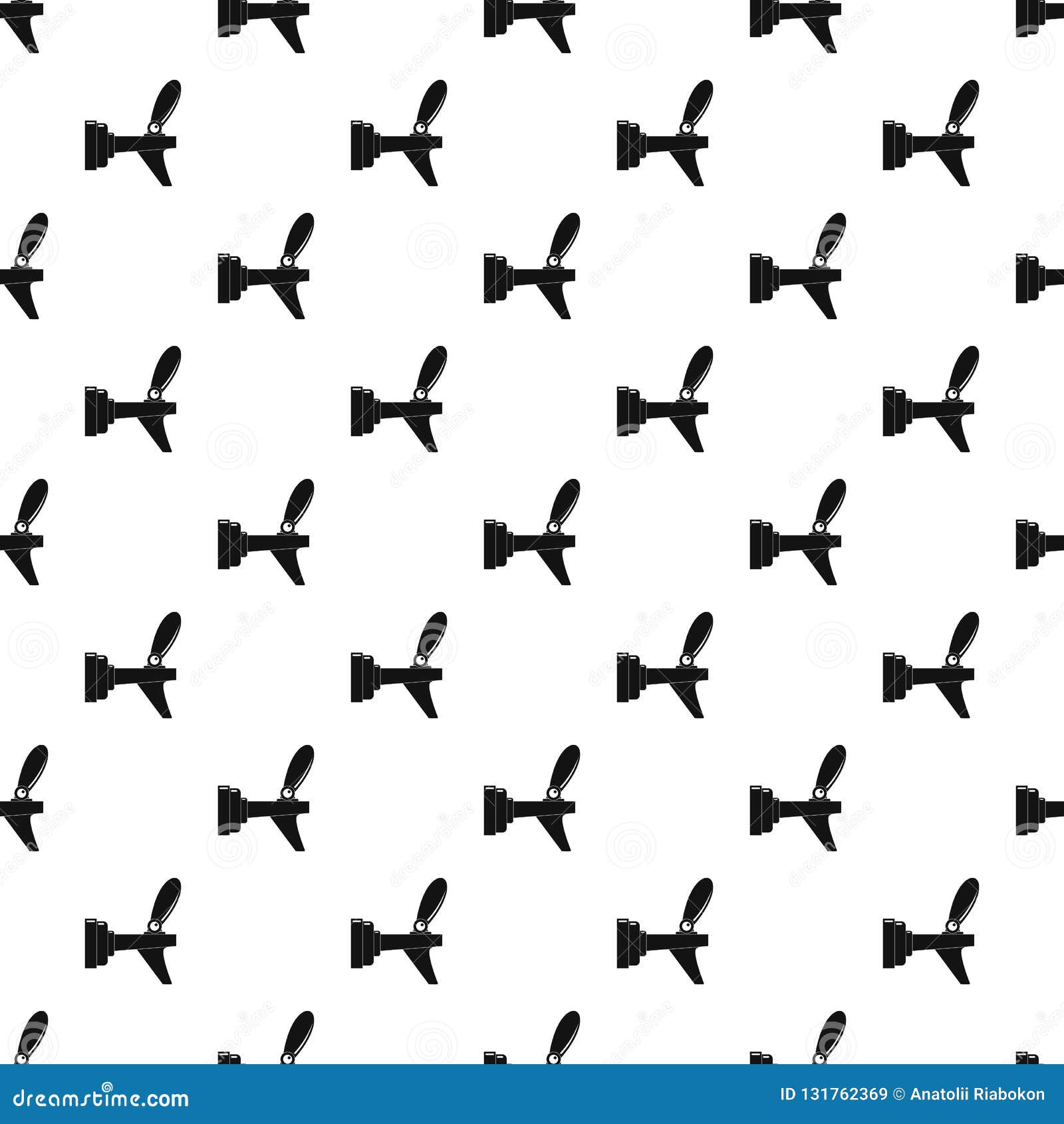 Metal Tap Pattern Seamless Vector Stock Vector - Illustration of ...