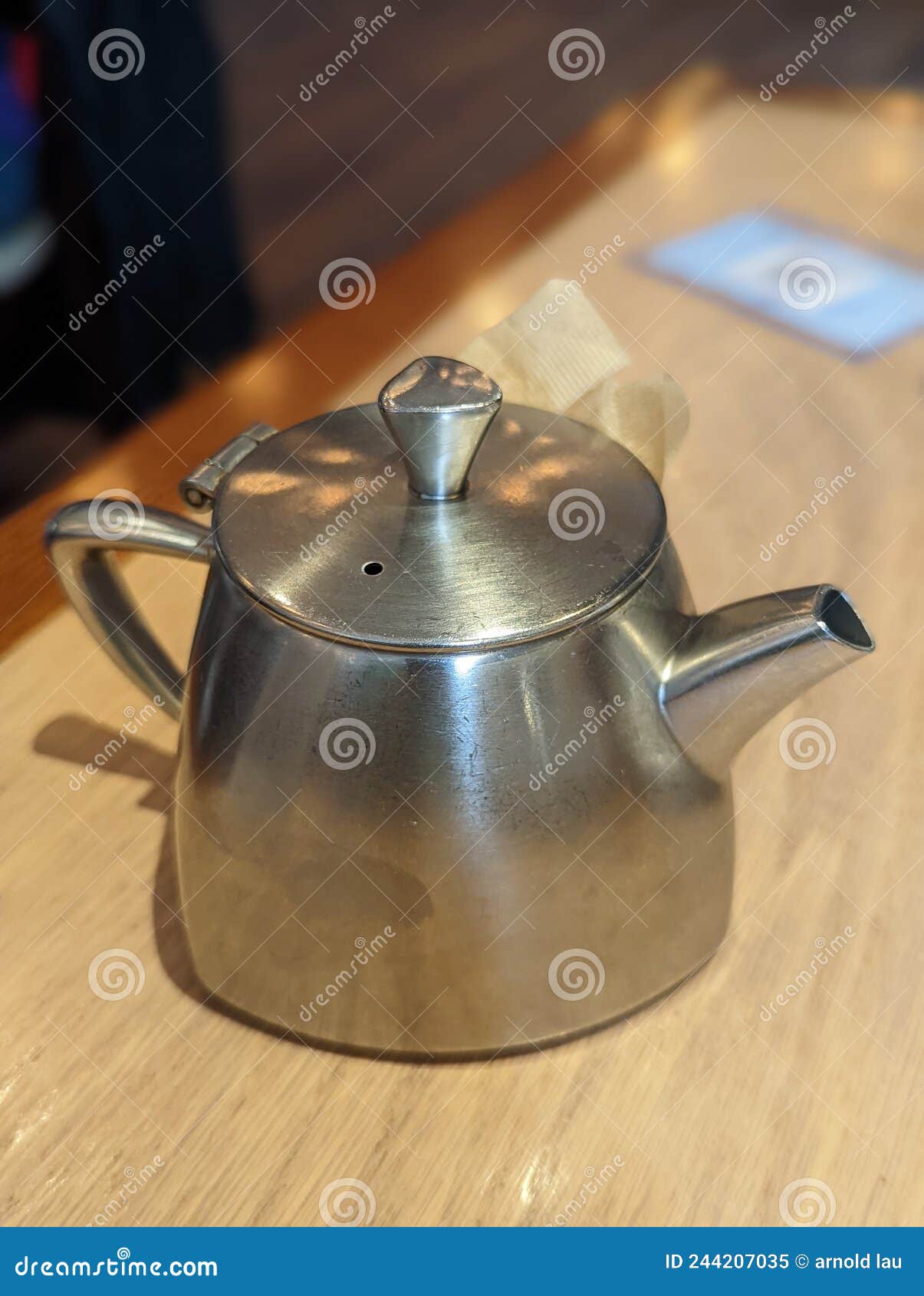 Metal tea pot hot shiny stock image. Image of bottle - 244207035