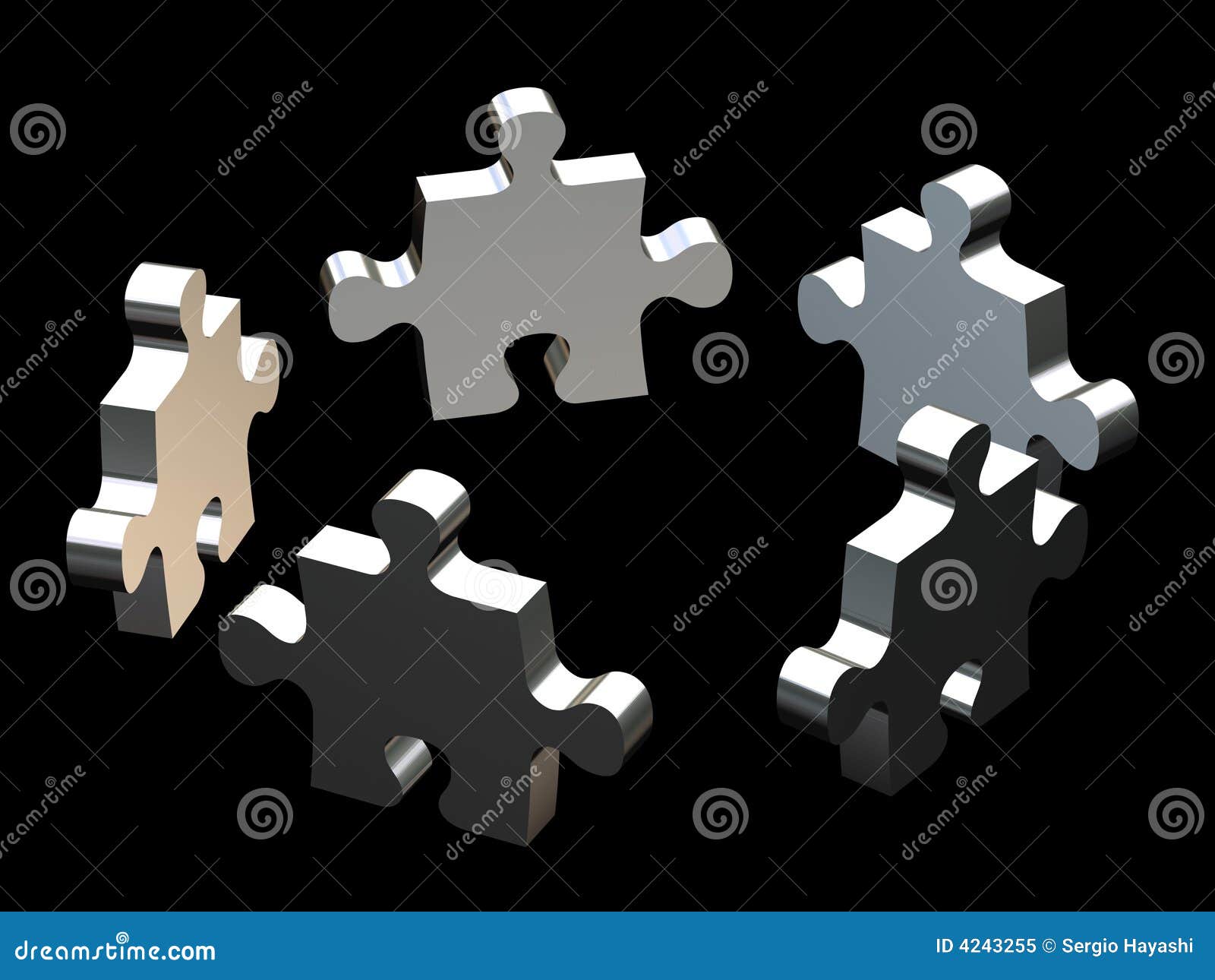 Metal team on black stock illustration. Illustration of concept - 4243255