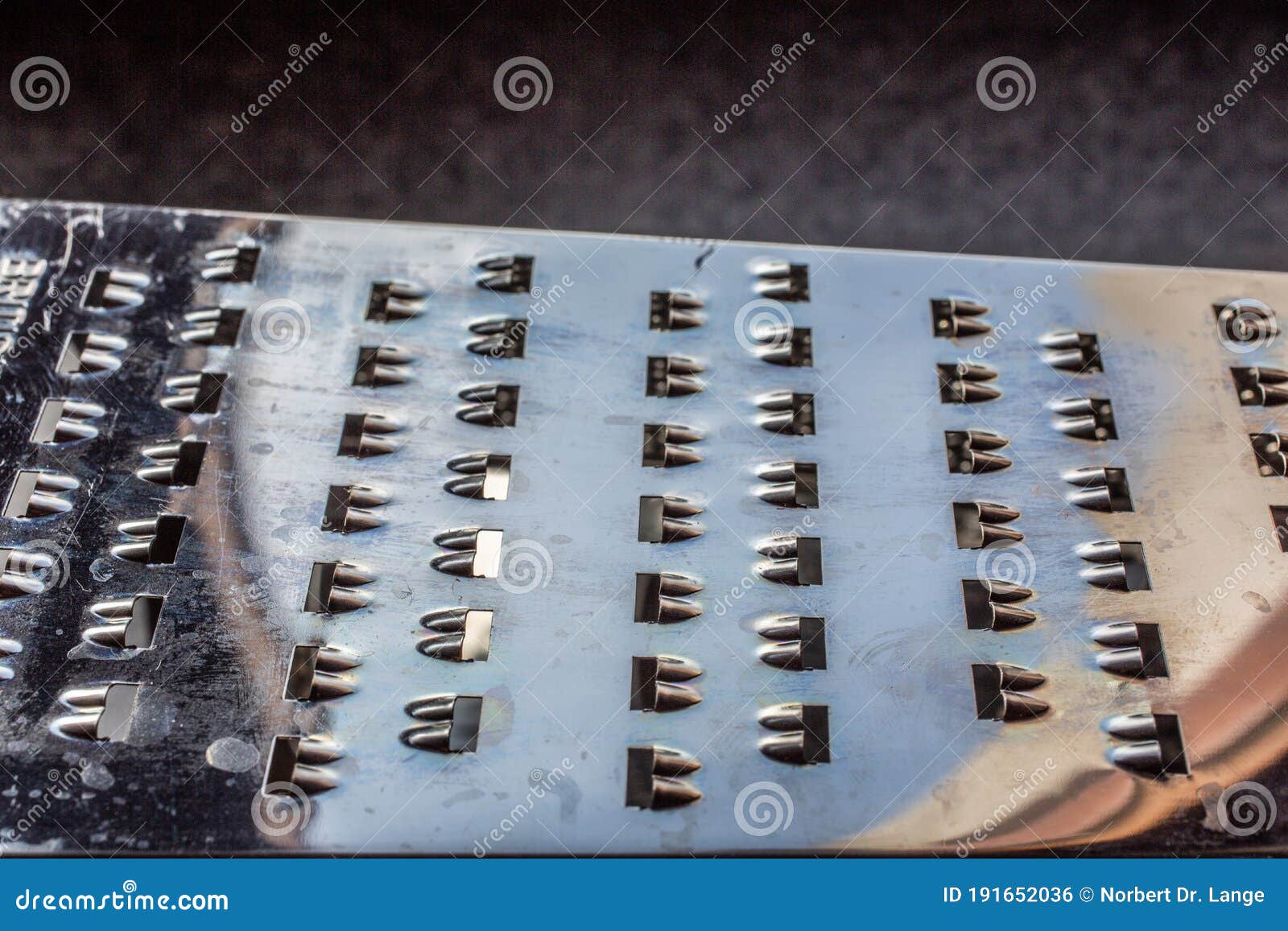 Metal teeth of a rasp stock photo. Image of scharf, teeth - 191652036