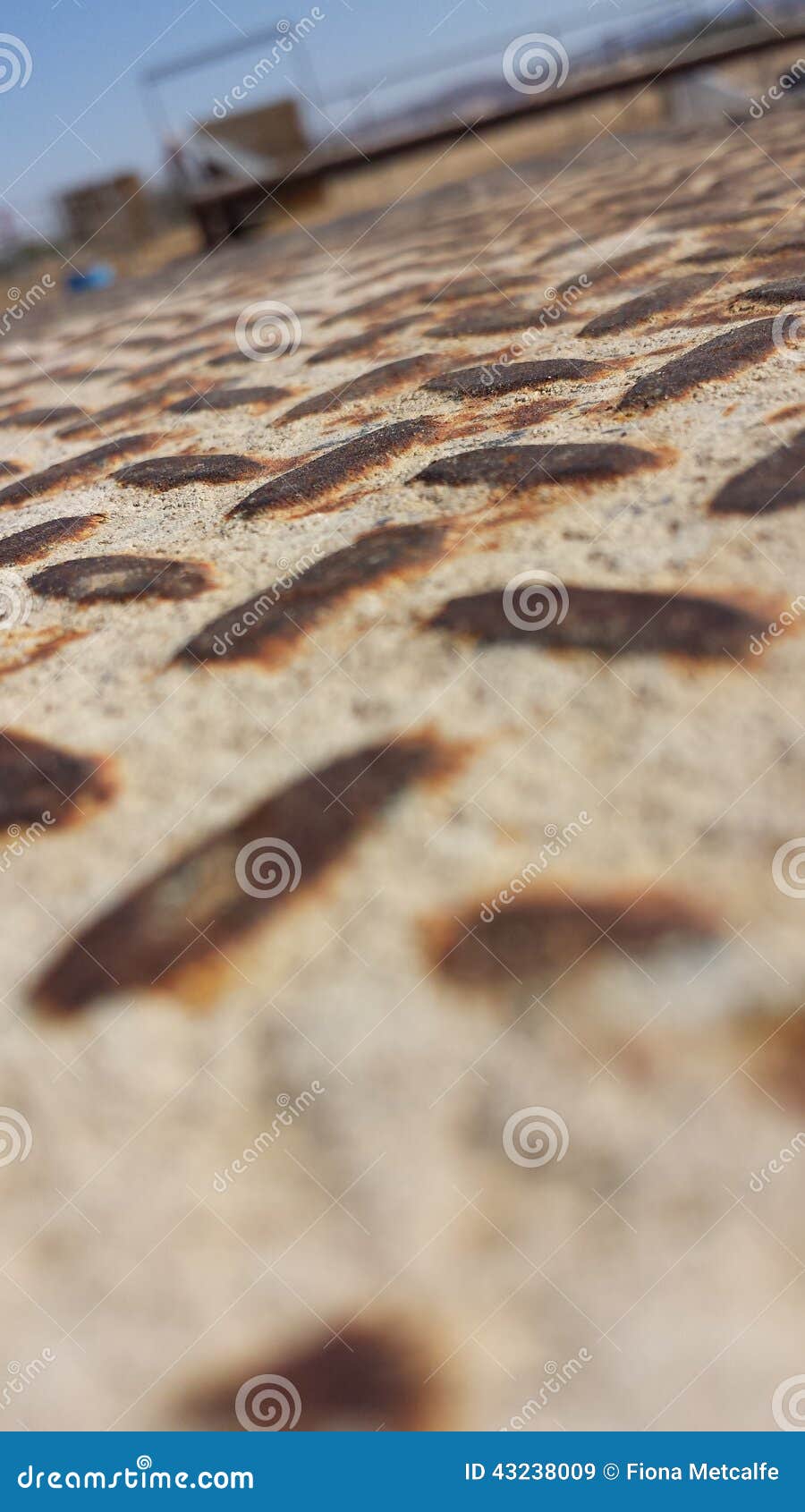 Metal Teeth Texture Pattern on Rusty Platform Stock Image - Image of ...