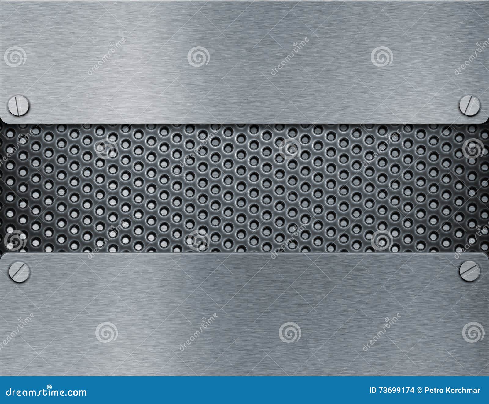Metal template background stock illustration. Illustration of aluminum ...