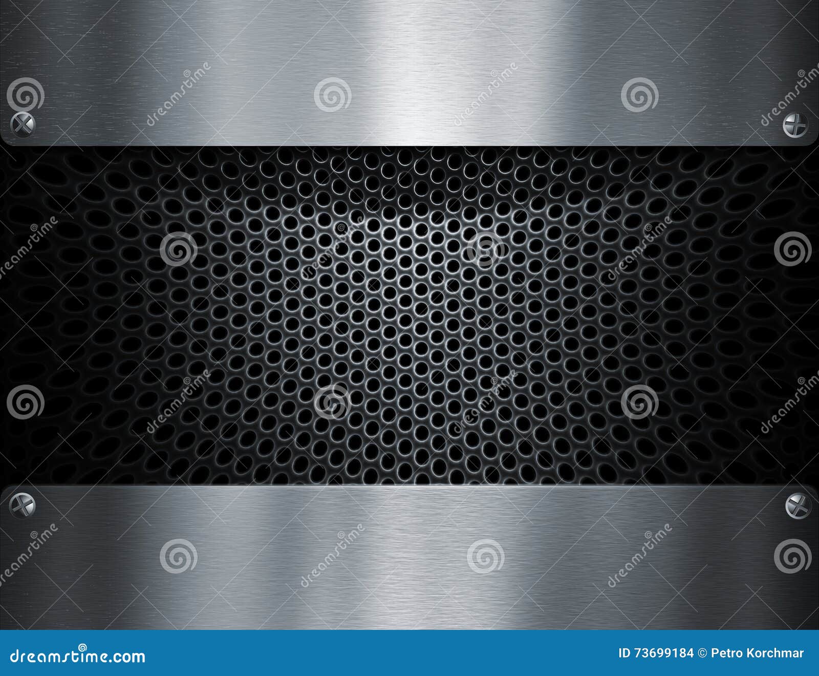 Metal template background stock illustration. Illustration of iron ...