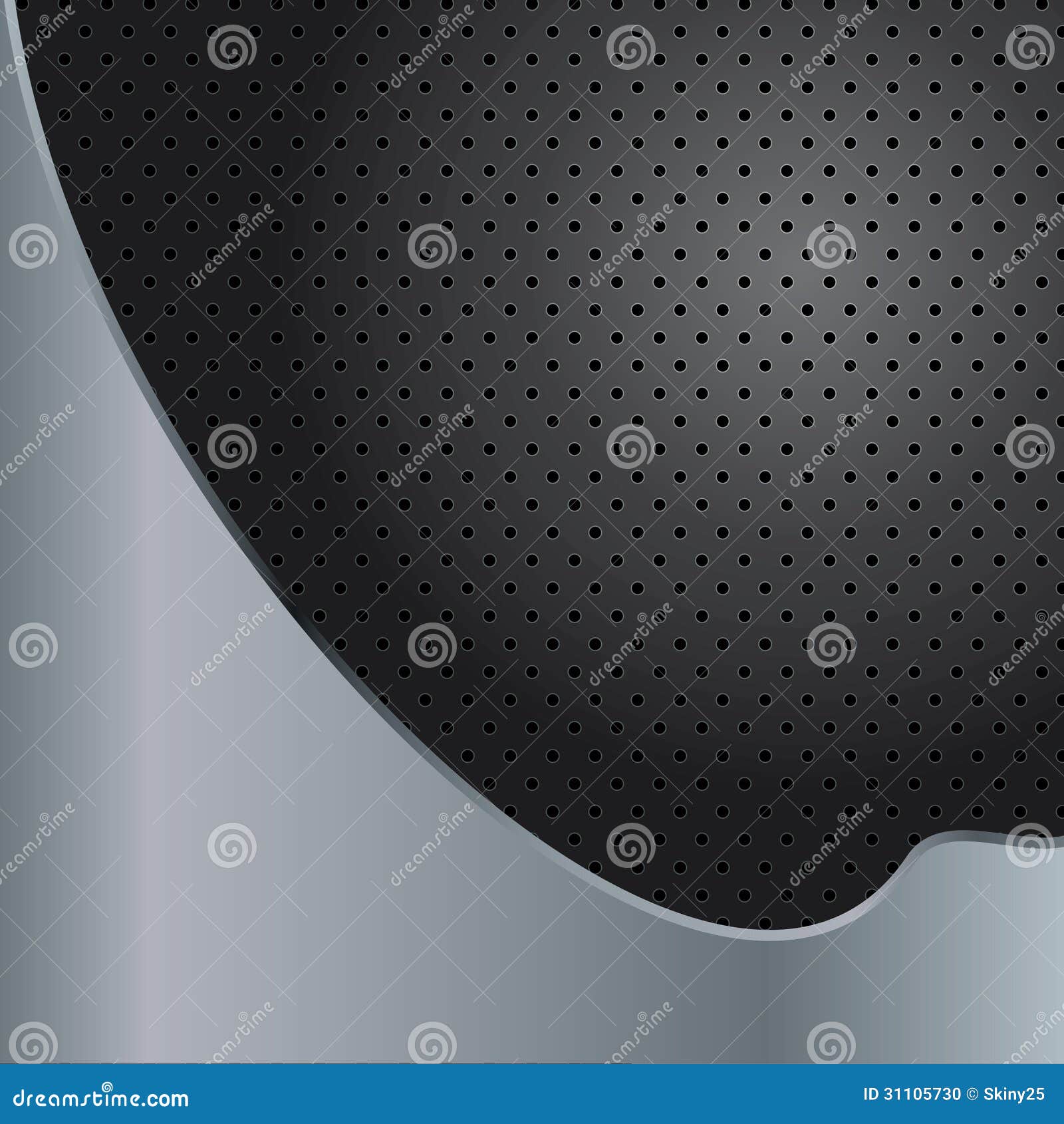 Metal Template with Texture. Stock Vector - Illustration of gray ...