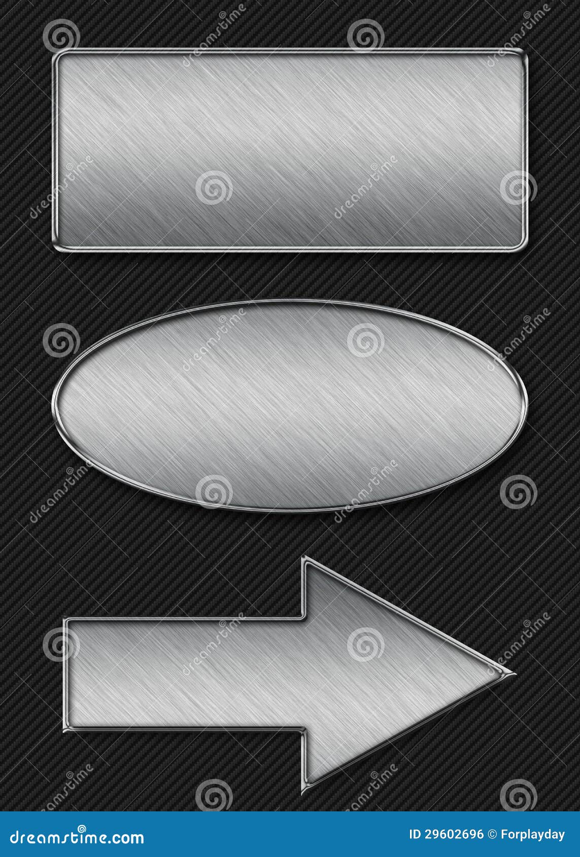 Metal templates stock illustration. Illustration of layout - 29602696