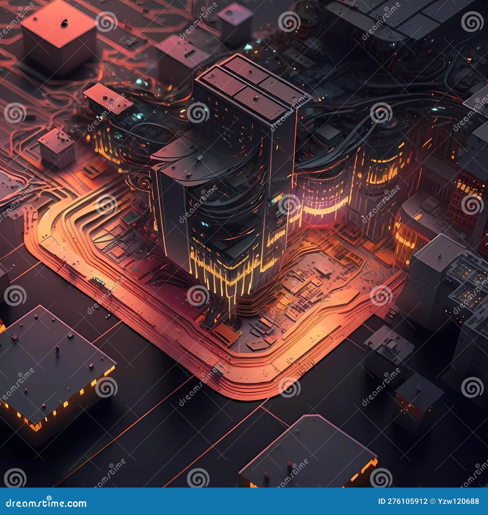 Metal Texture Artificial Intelligence Technology Robot Illustration ...