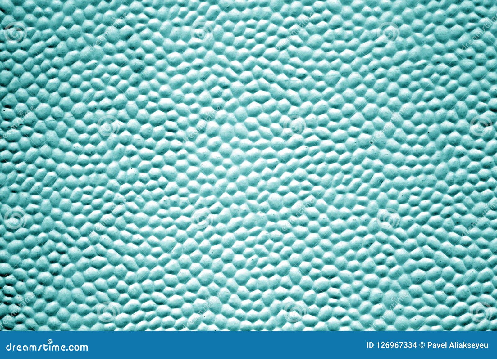 Metal Texture with Bubbles in Cyan Color. Stock Photo - Image of ...