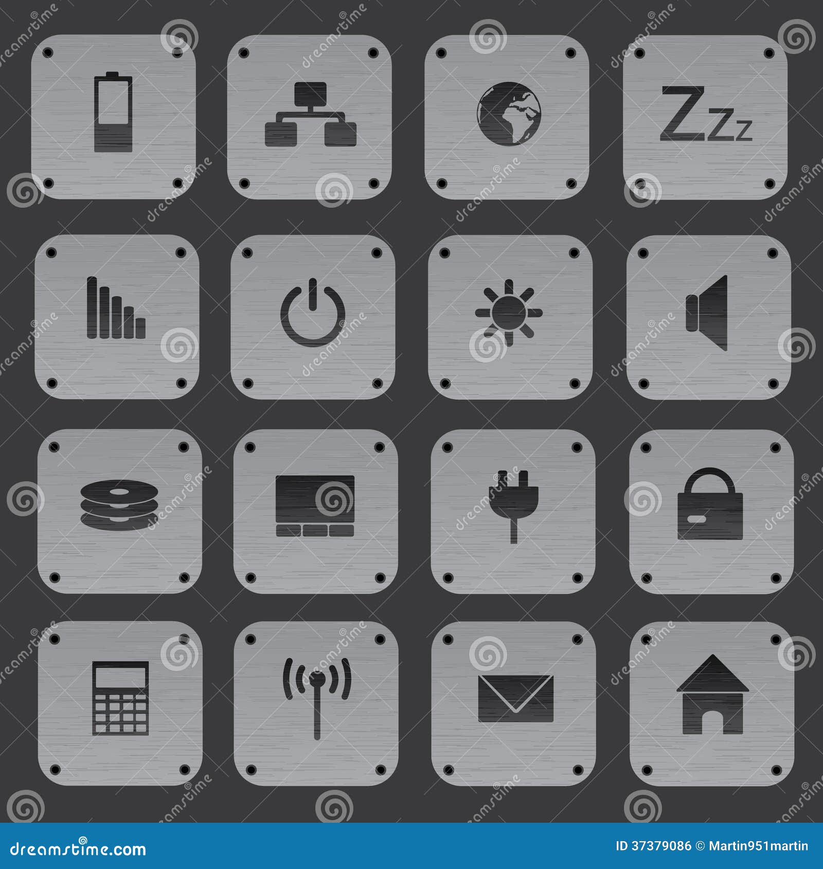 Non-replaceable Battery White Linear Manual Label Icon For Dark Theme ...