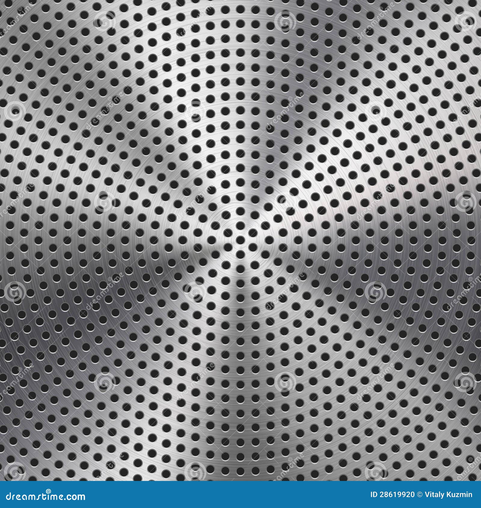 Metal Texture with Circle Perforated Background Stock Vector ...