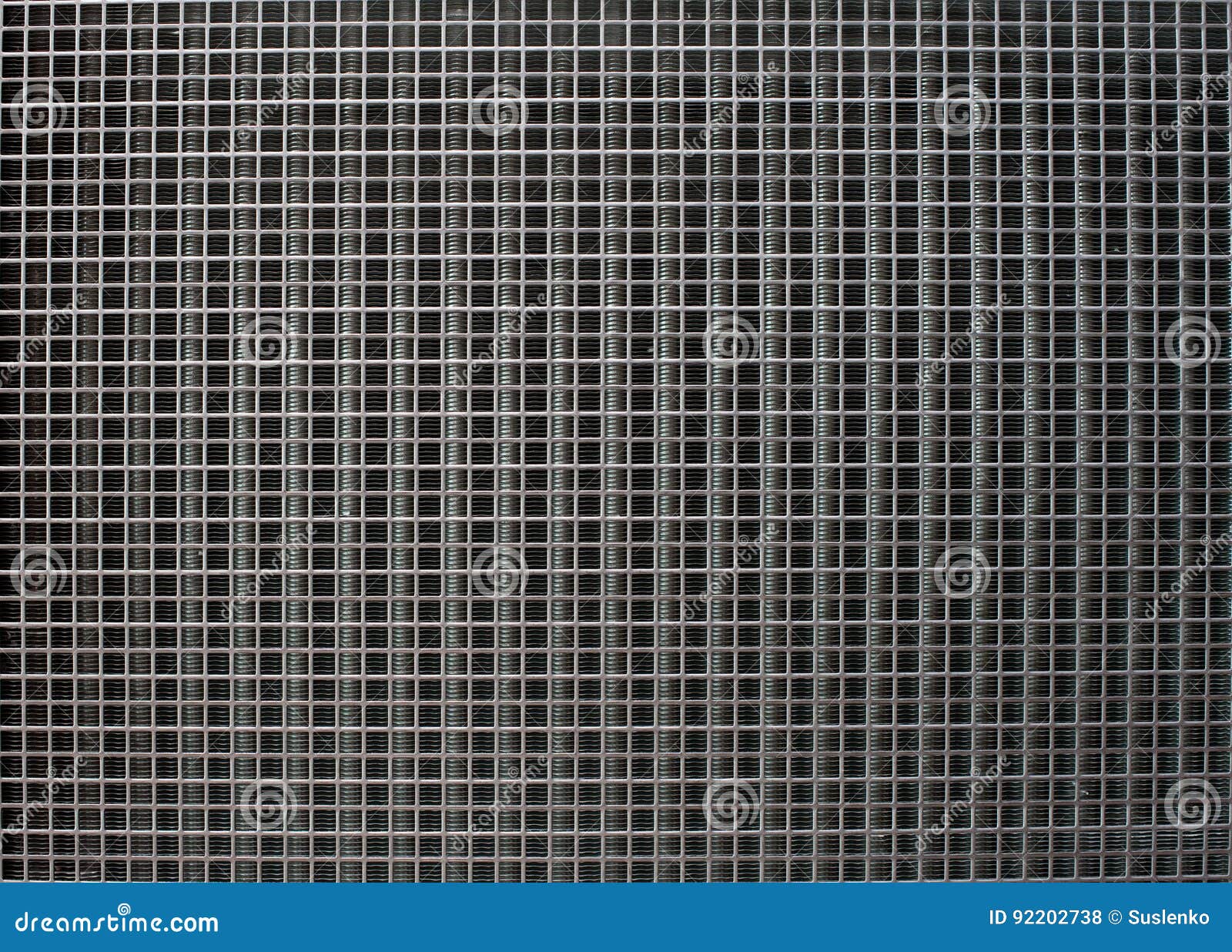 Metal Texture. Grid. Square Cells Stock Photo - Image of technical ...