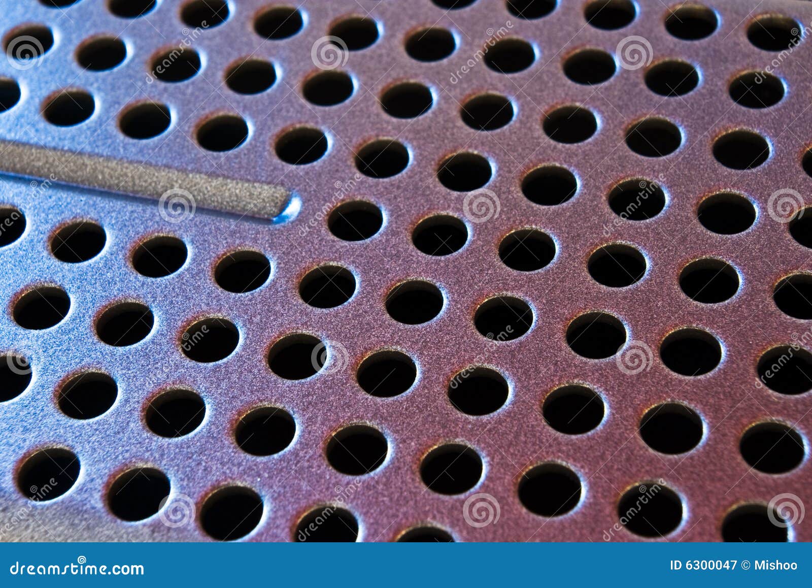 Metal texture with holes stock image. Image of circular - 6300047