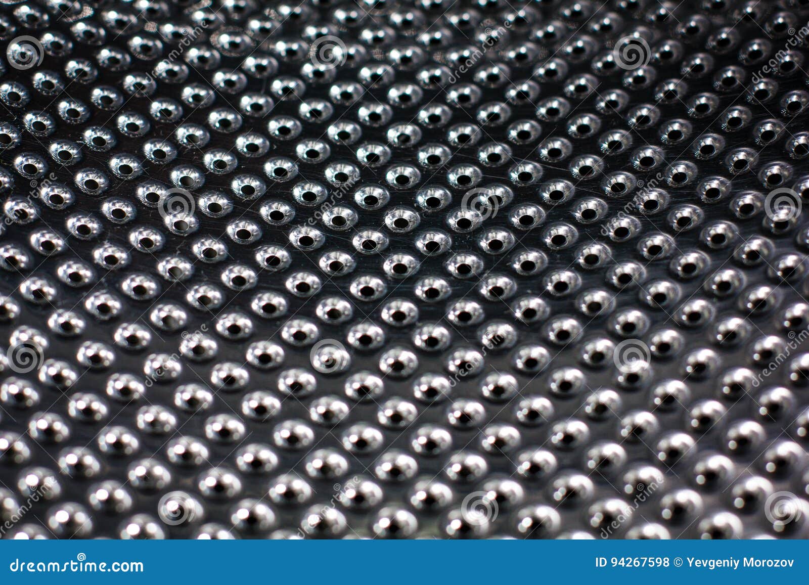 Metal texture with holes stock photo. Image of shiny - 94267598