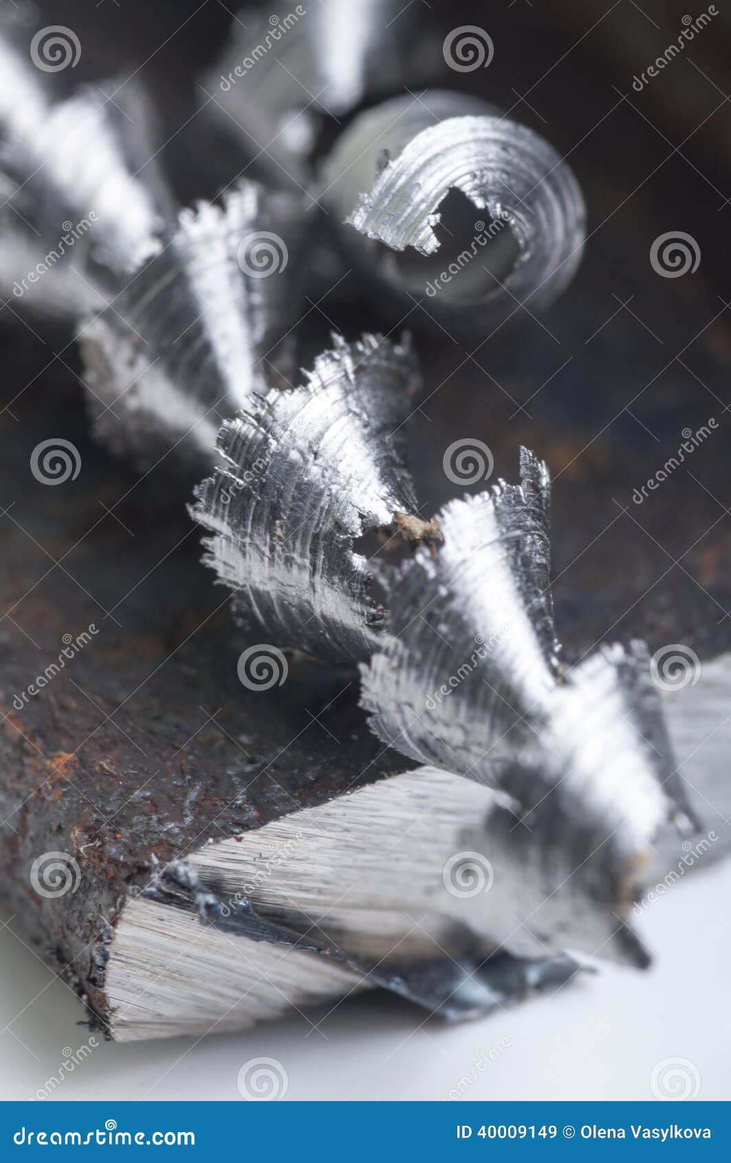 Metal Texture and Metal Shavings Stock Image - Image of metal, factory ...