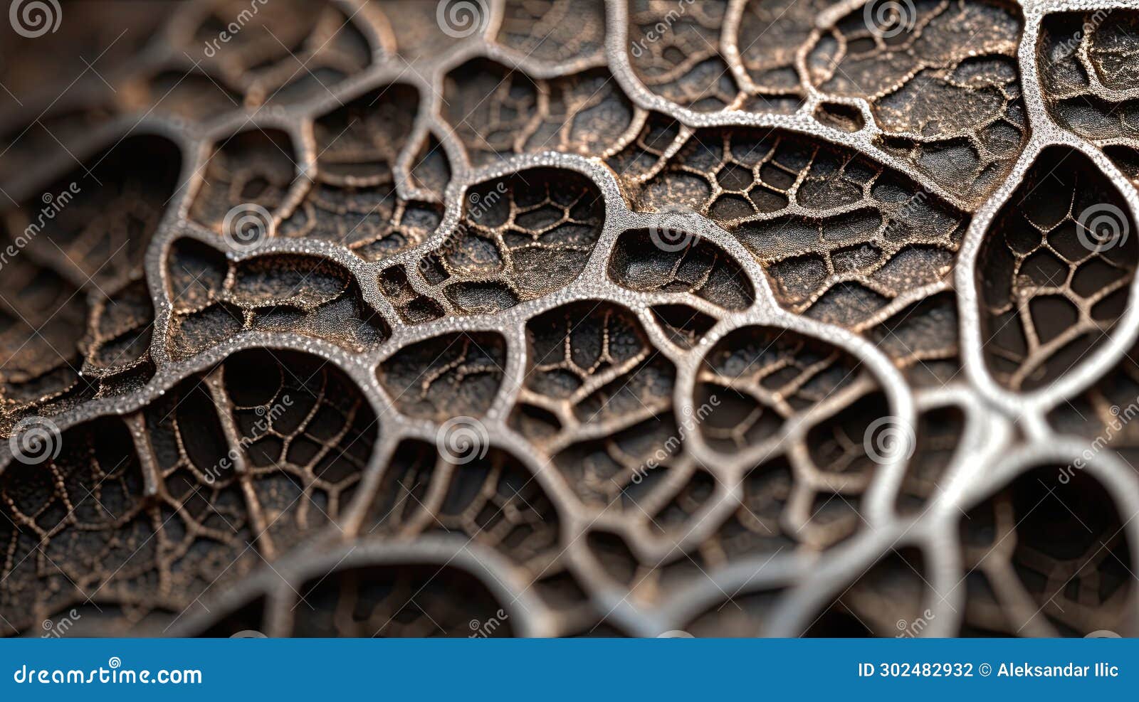Metal Texture. Microscopic View of Steel. Abstract Background Design ...