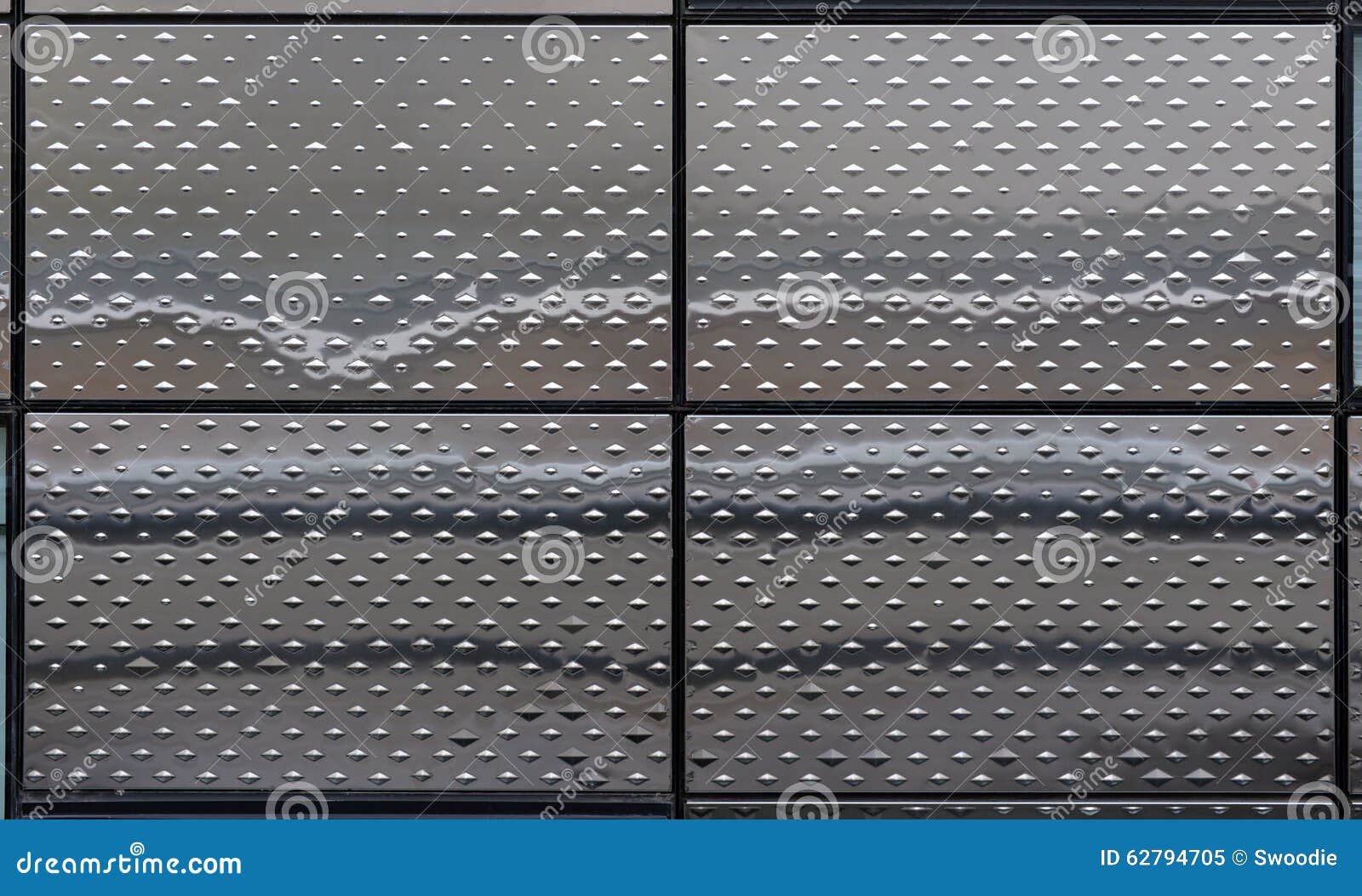 Metal Texture on a Modern Building Stock Image - Image of rough ...