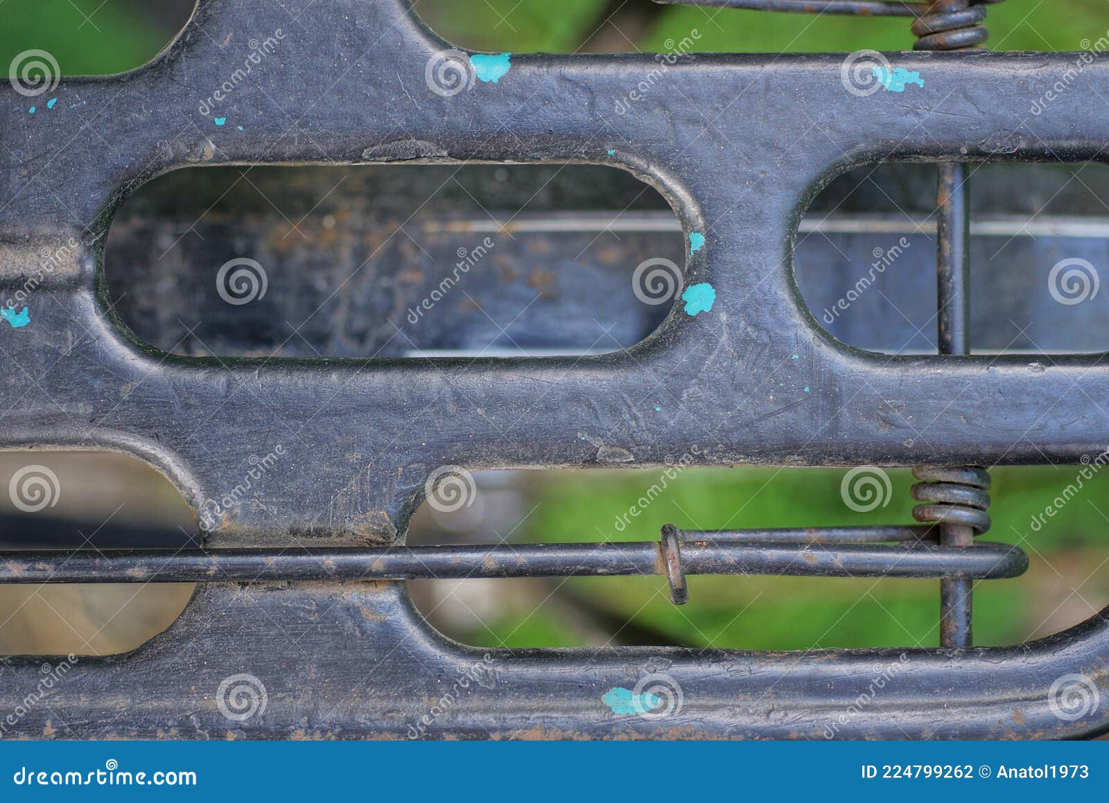 Metal Texture from Old Iron Bike Rack Stock Photo - Image of design ...