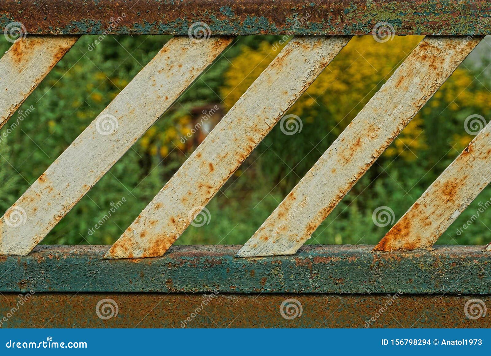 Metal Texture from an Old Iron Fence Grid Stock Photo - Image of fence ...
