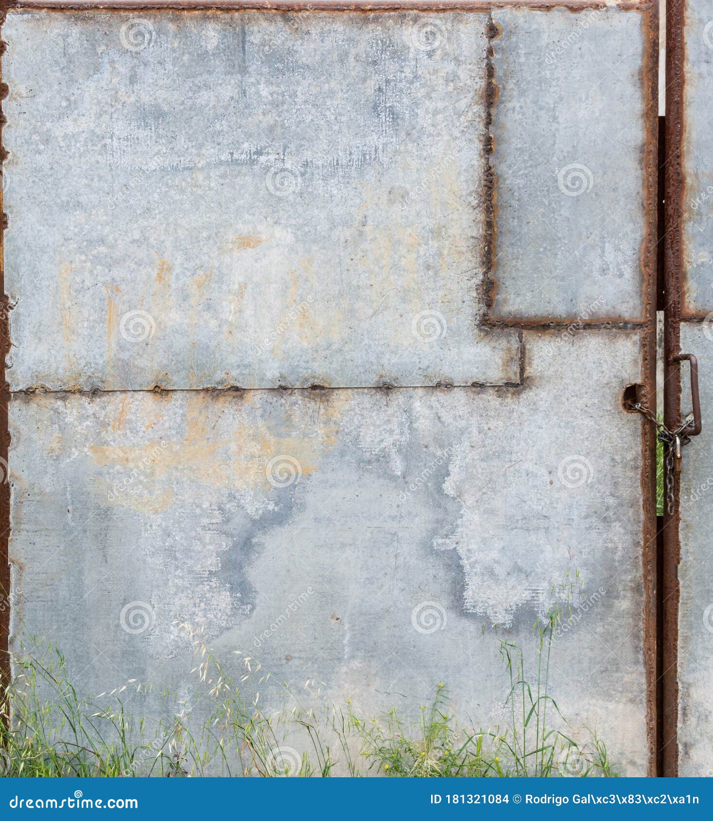 Metal Texture Painted on Window Stock Photo - Image of material ...