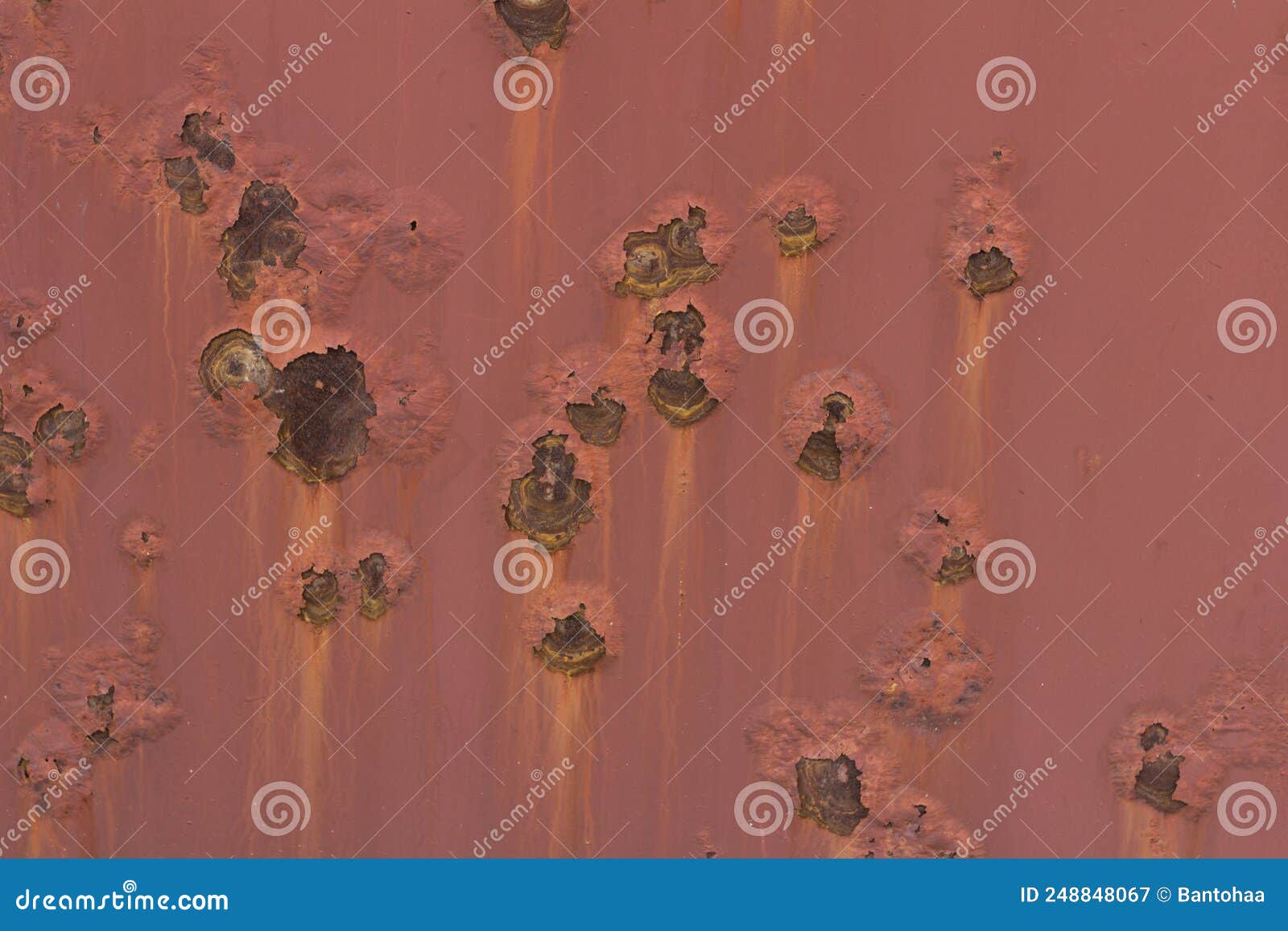 Metal Texture with Rust, Scratches and Cracks, Background Stock Image ...