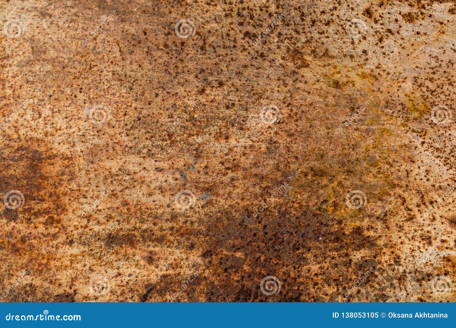 Metal Texture with Rust Stains Horizontal Stock Image - Image of iron ...