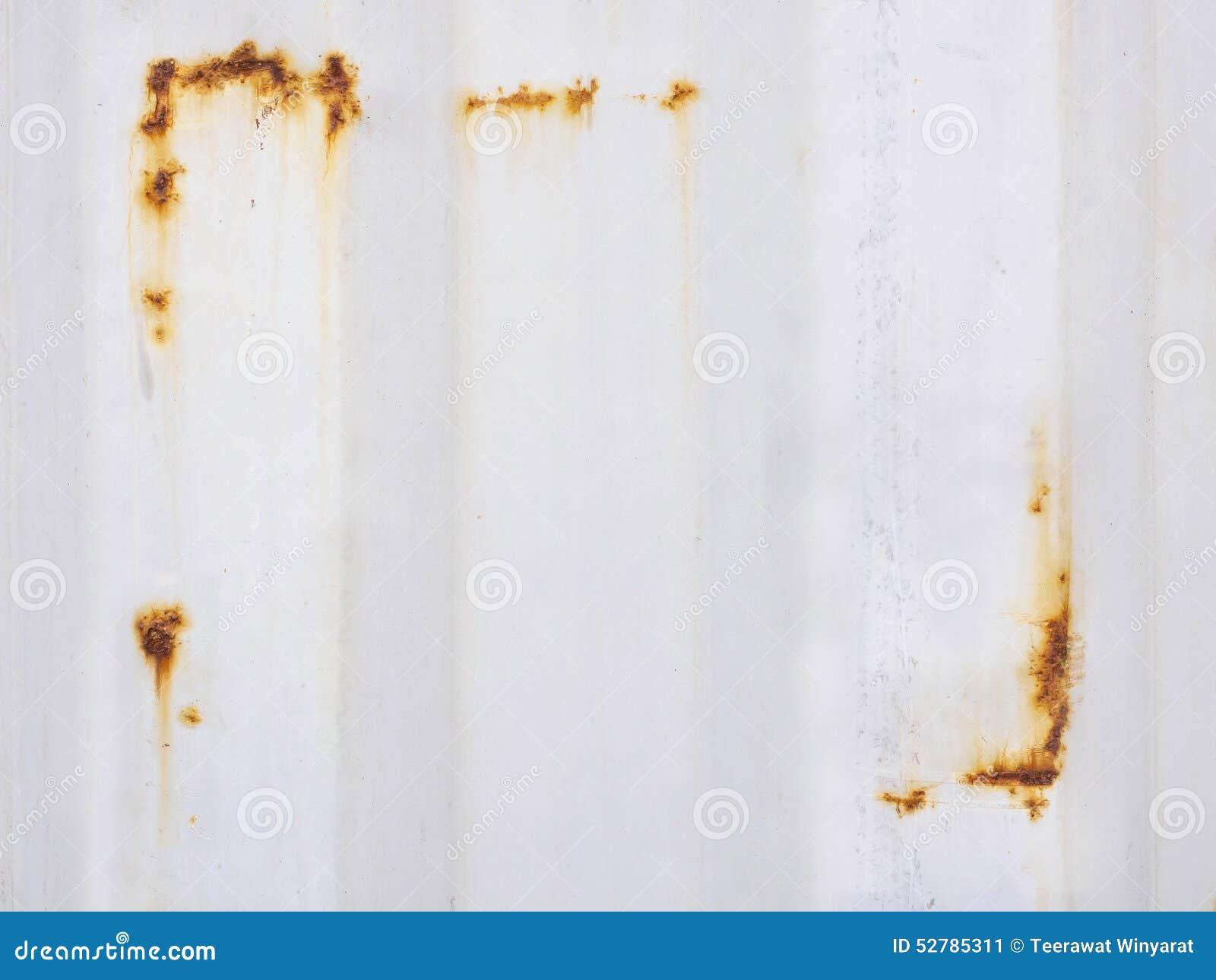 Metal Texture With Rusty Frame Corner Royalty-Free Stock Photography ...