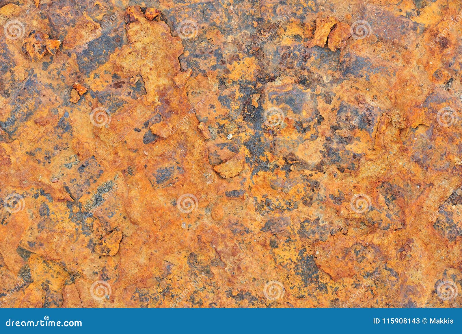 Metal Texture with Scratches and Rust Stock Image - Image of oxidation ...