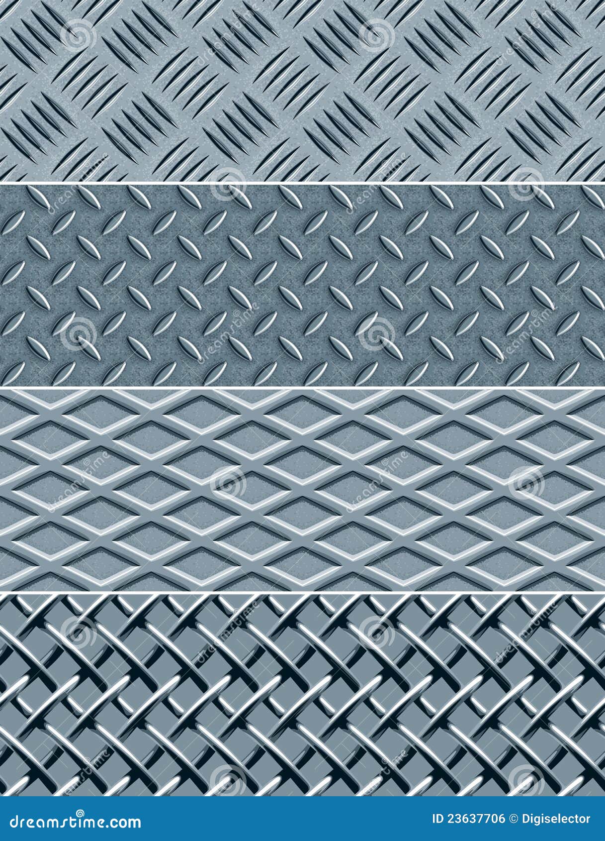 Metal Texture Seamless Patterns Stock Vector - Illustration of ...