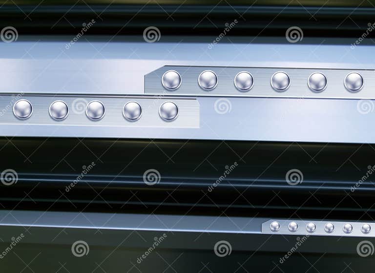 Metal Texture with Silver Rivets Stock Photo - Image of rivets, smooth ...