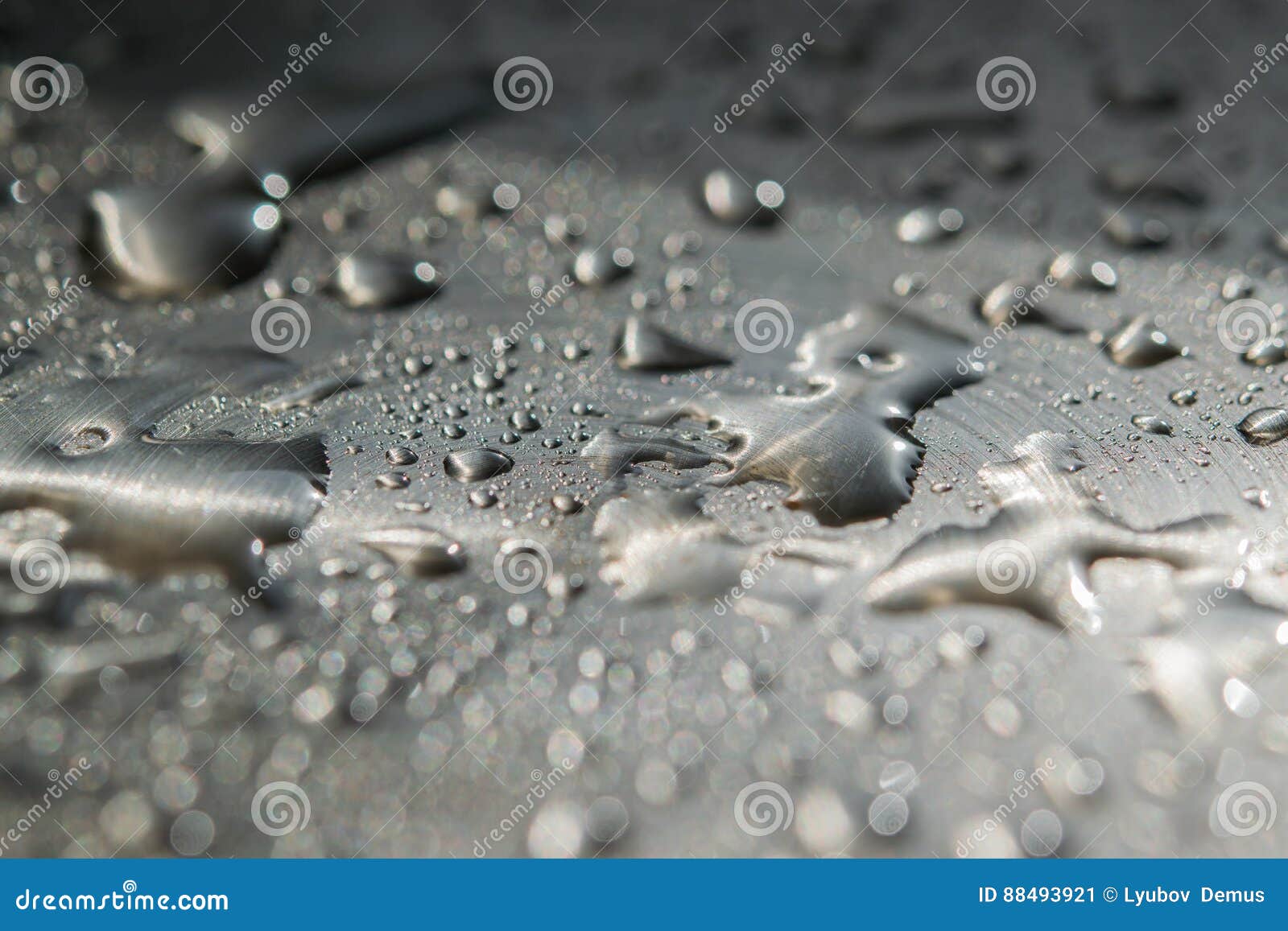 Metal Texture Steel Grey with Water Droplets Stock Image - Image of ...
