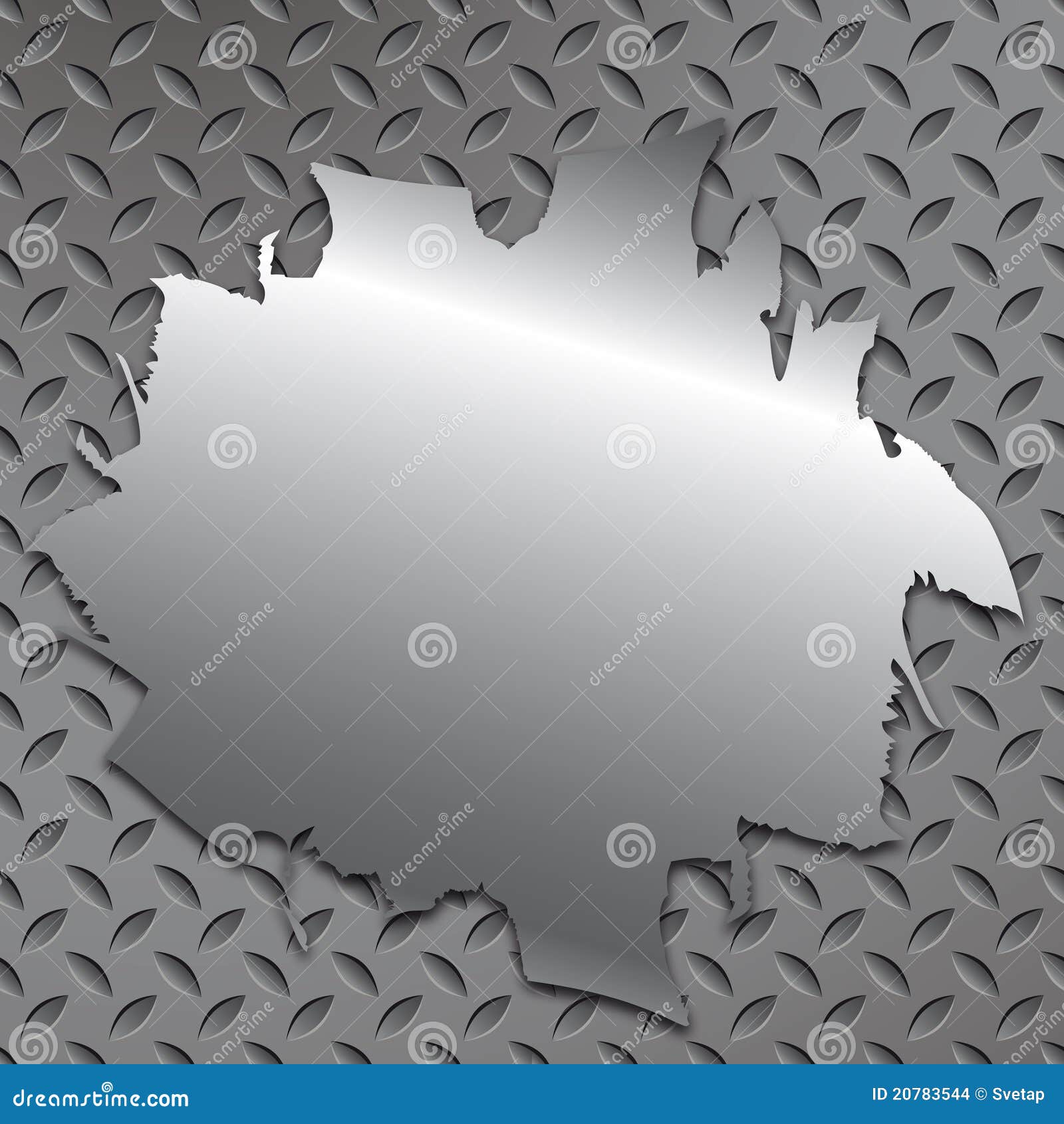 Metal Texture with Text, Blank. Stock Vector - Illustration of empty ...