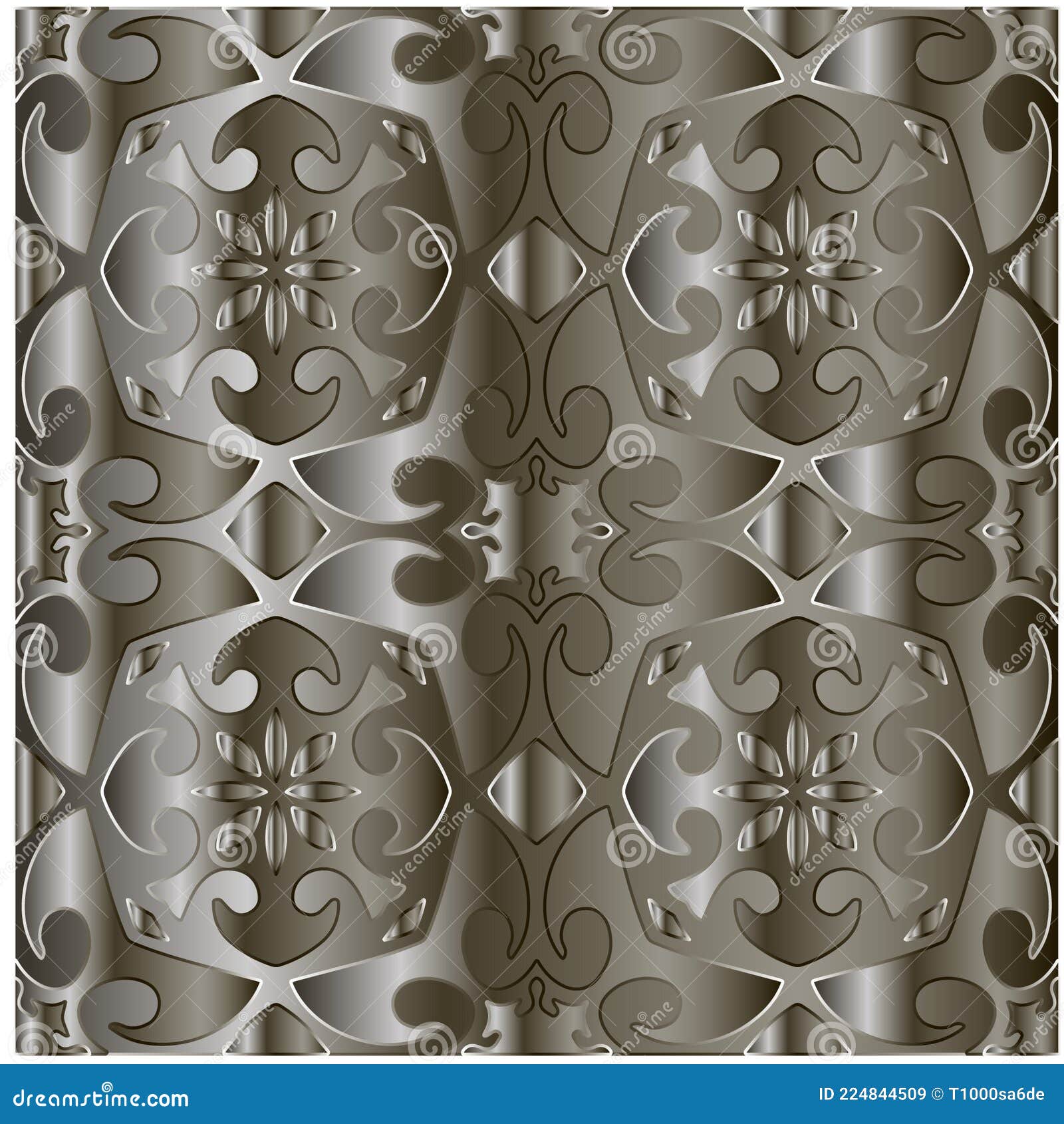 Metal Textured Plate. Steel Industrial Polished Pattern Stock Vector ...