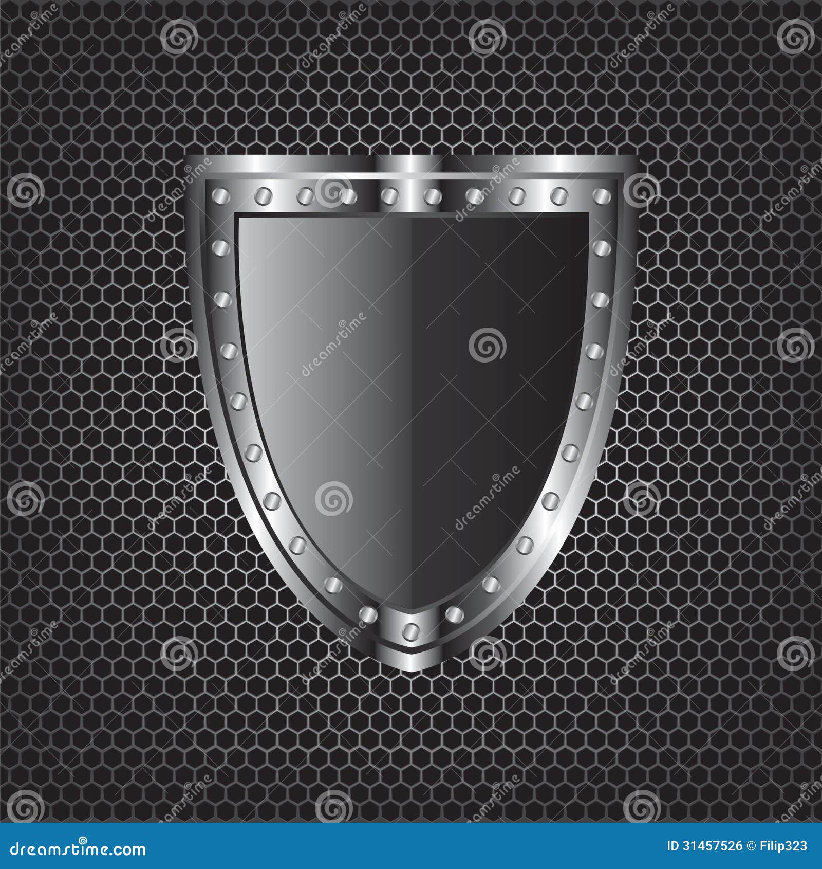 3D Shield Illustration, Isolated Against A Solid Color Background ...