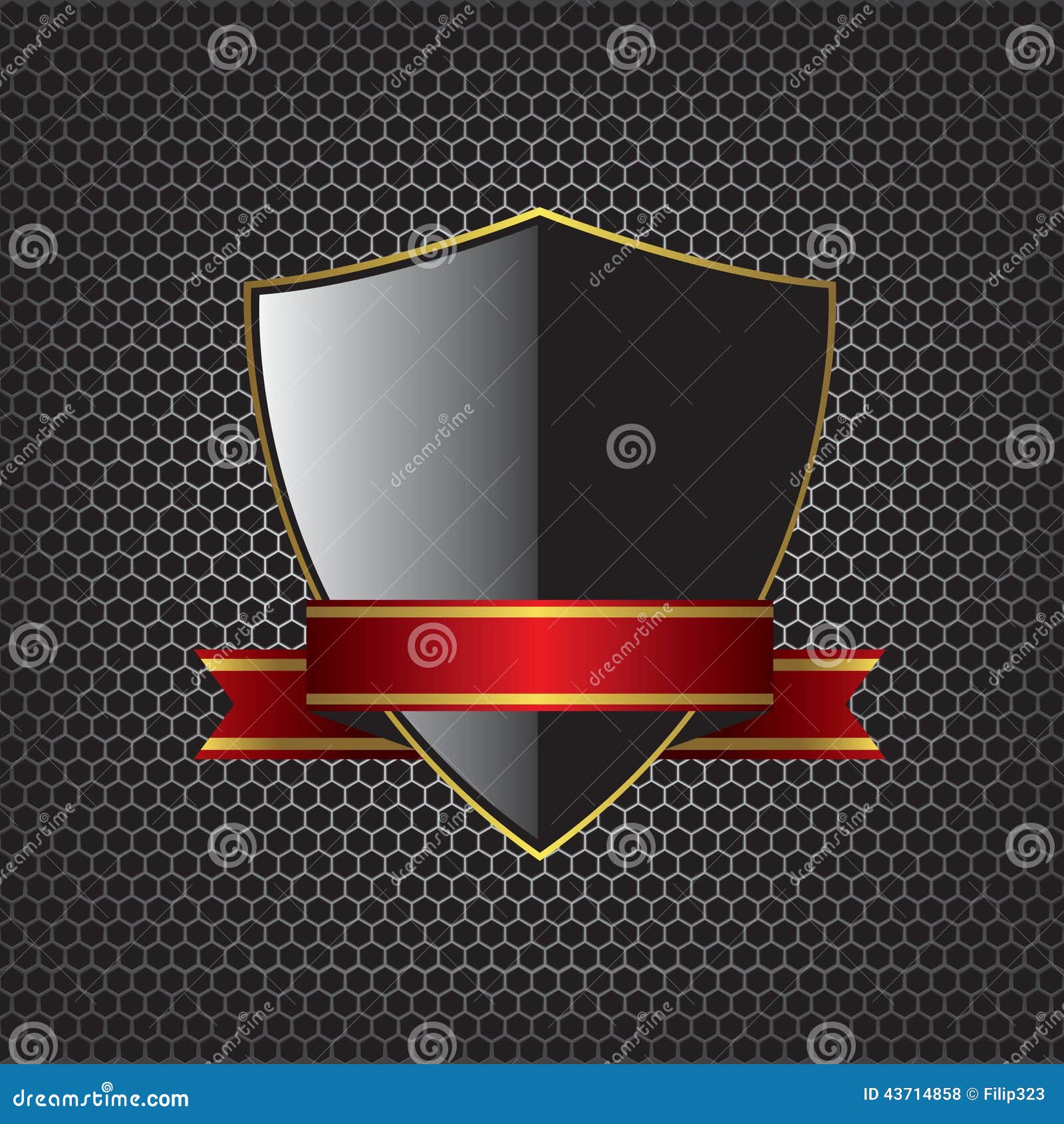 3D Shield Illustration, Isolated Against A Solid Color Background ...