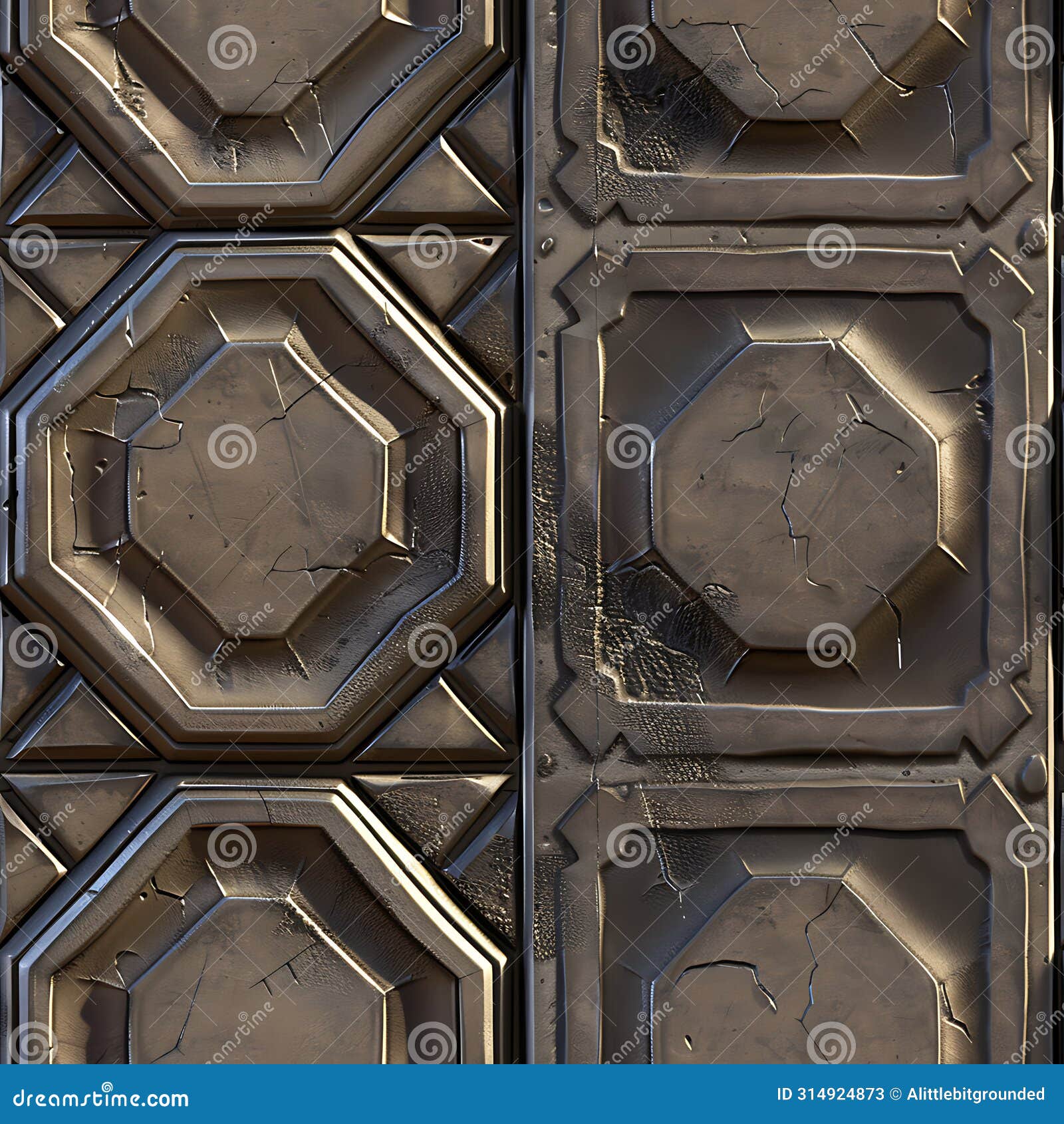 Metal Tile Wall Repeating Pattern Texture Stock Illustration ...