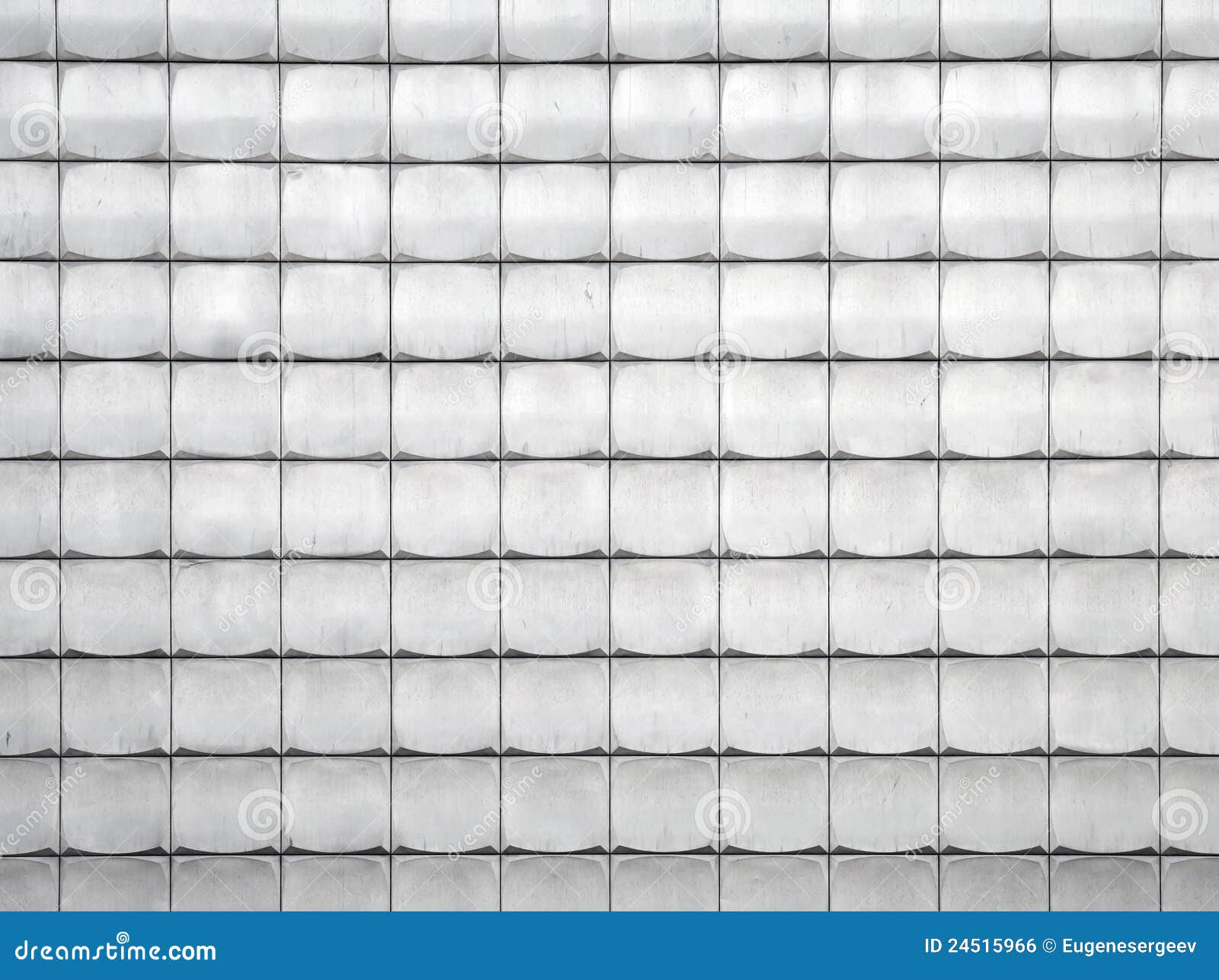 Metal Tiled Relief Panels at the Wall Stock Photo - Image of design ...