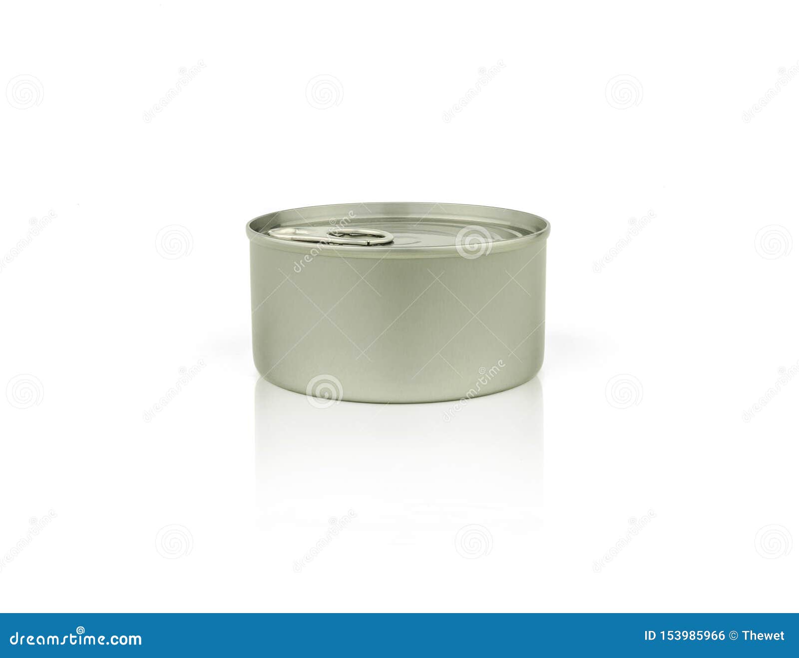 Metal Tin Can with Soft Shadow Stock Photo - Image of conserve, metal ...