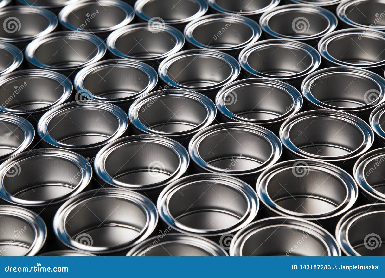 Metal Tin Paint Cans Background Stock Image - Image of chrome, multi ...