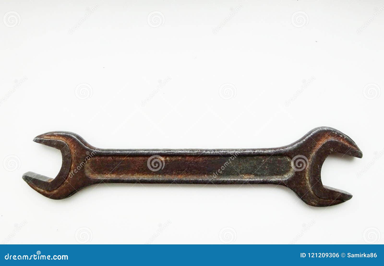Old Metal Tool Key with Rust Stock Photo - Image of iron, mechanic ...