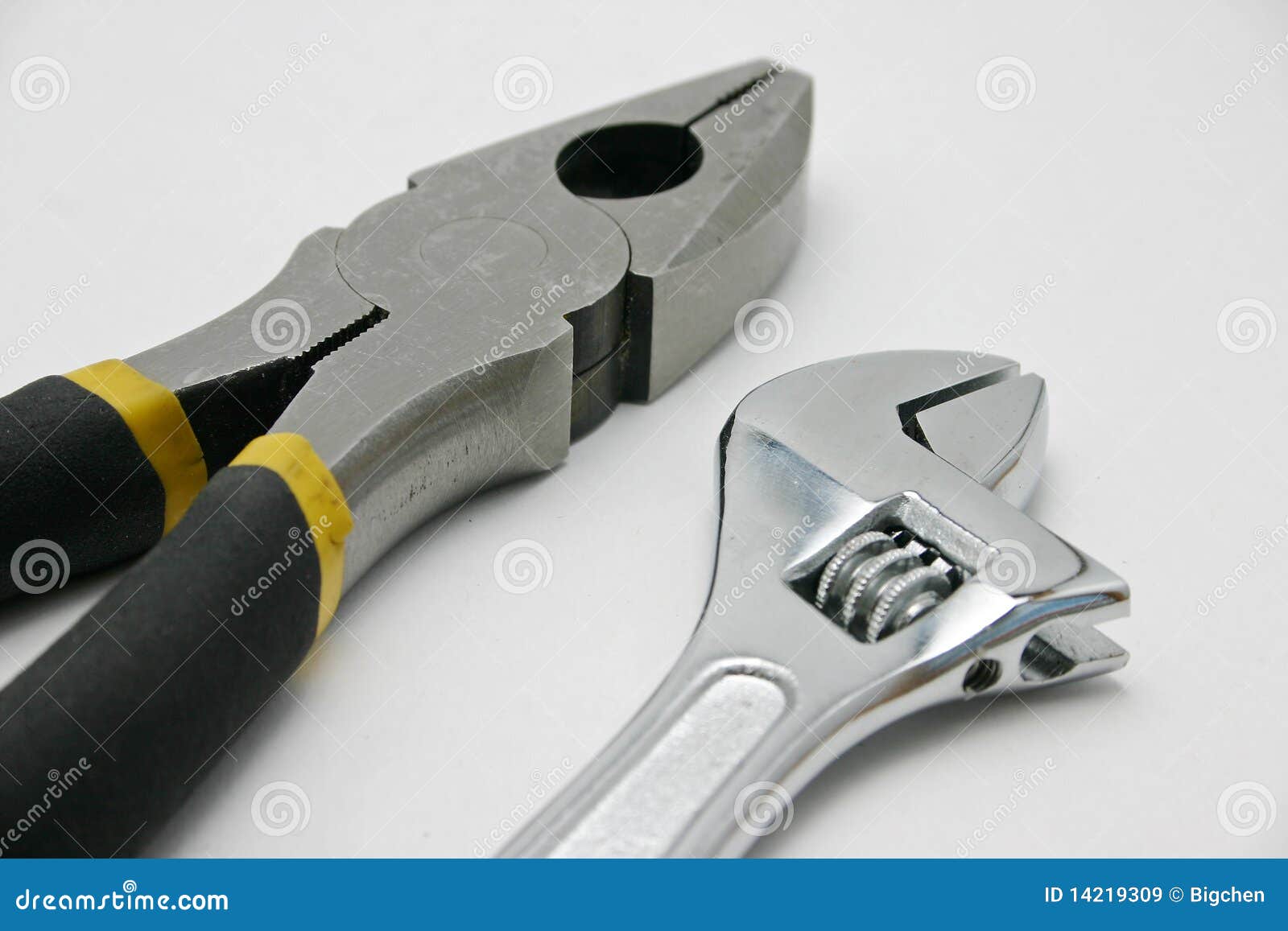 Metal tools stock image. Image of wrench, tools, closeup - 14219309