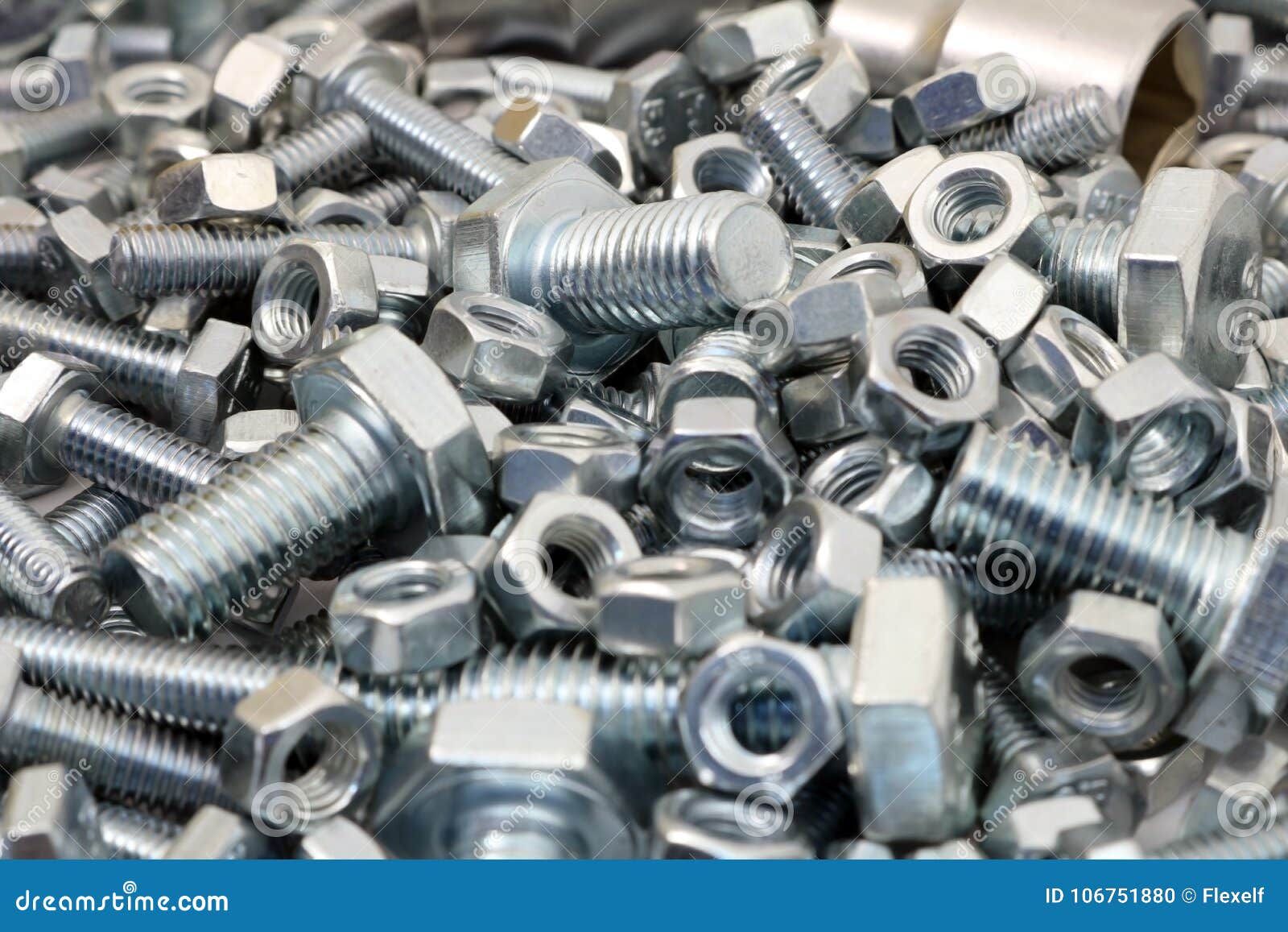 Metal Tools and Fixing Elements. Stock Photo - Image of factory, iron ...