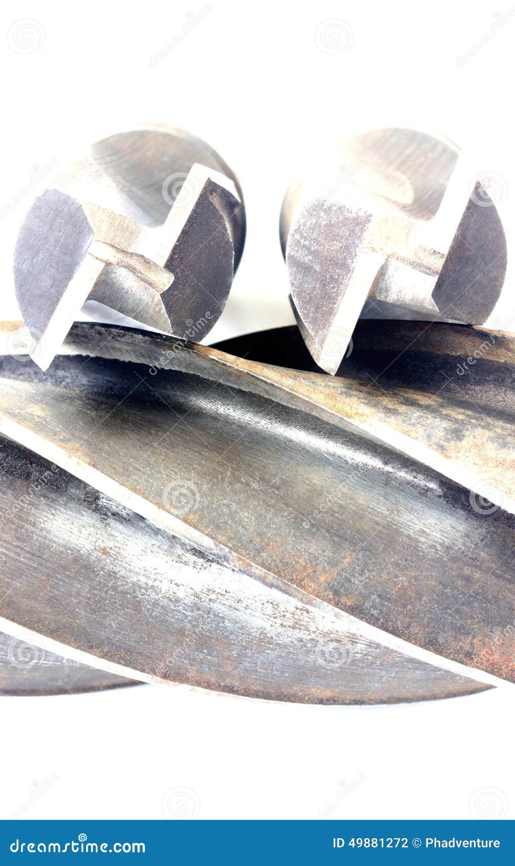 Metal Tools Isolated on White Stock Photo - Image of industry, hardware ...