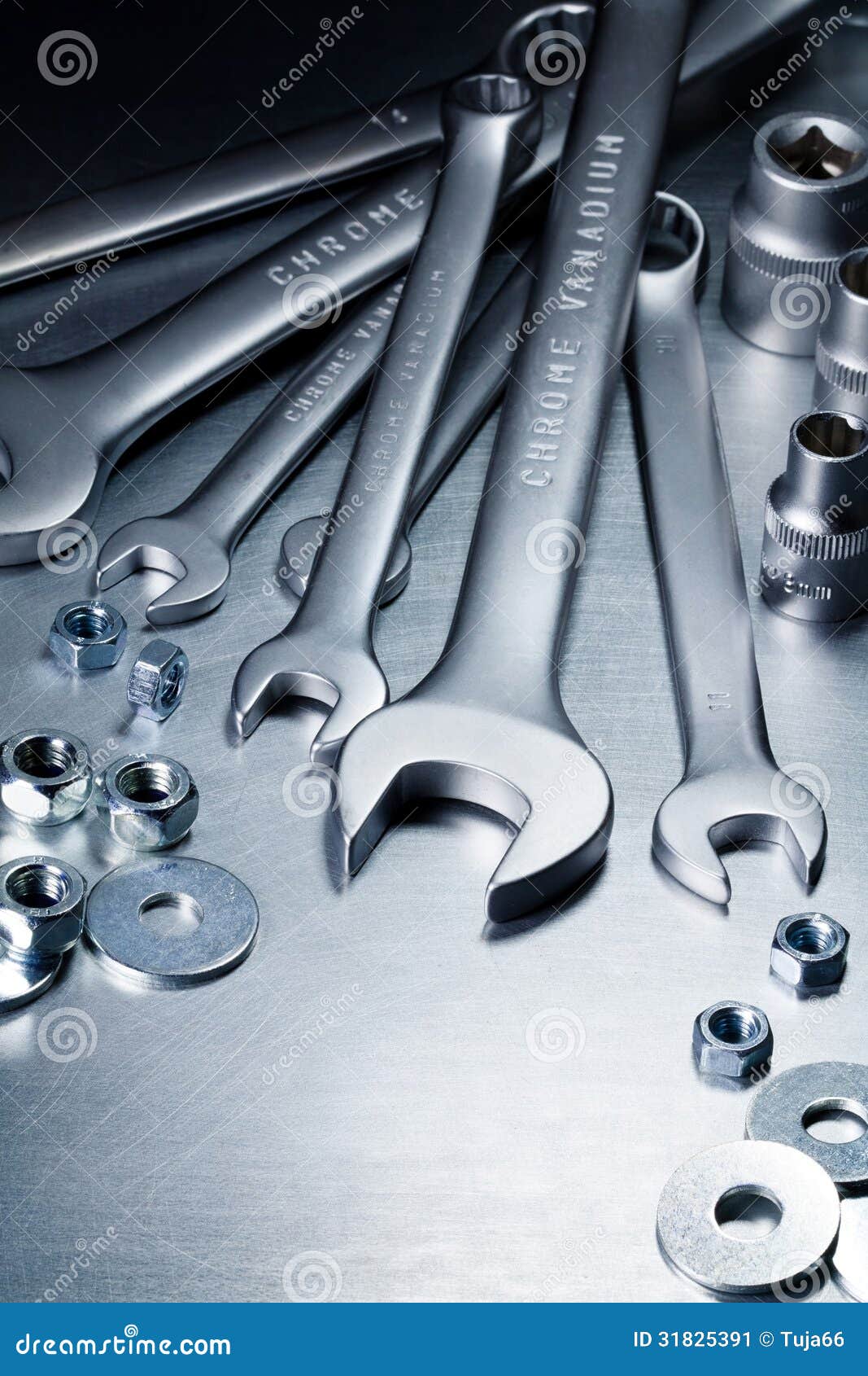 Metal tools stock image. Image of garage, steel, improvement - 31825391