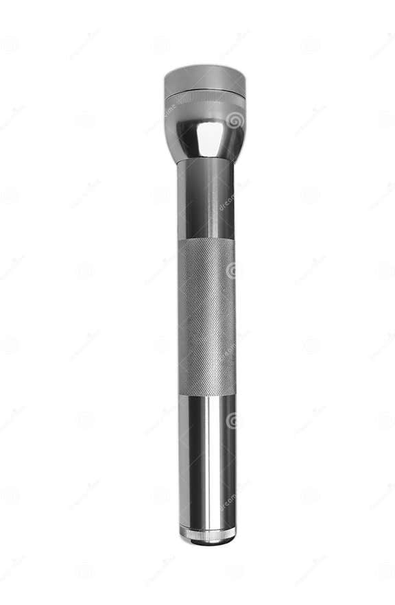 Metal torch isolated stock photo. Image of flashlight - 14275074