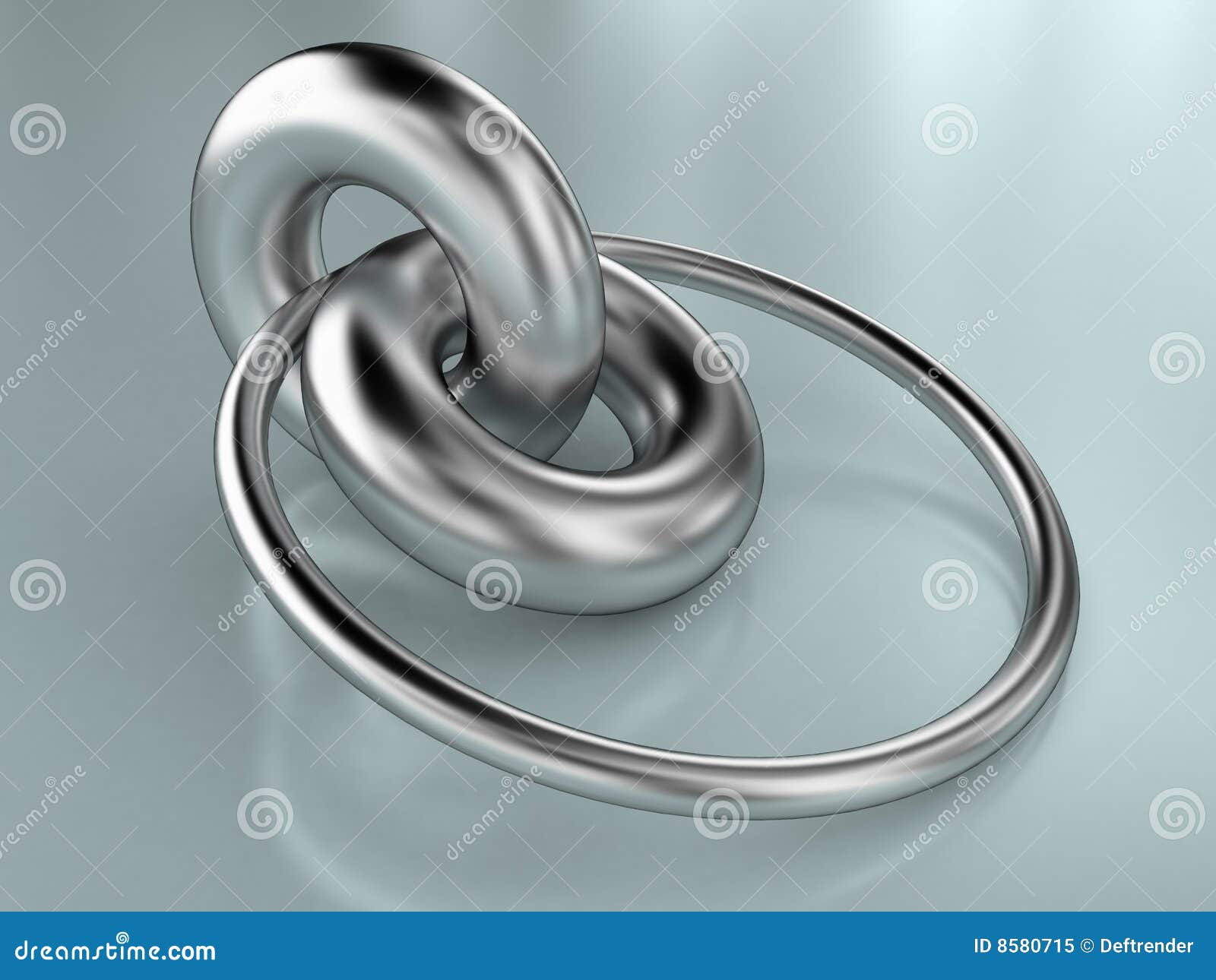 Metal torus stock illustration. Illustration of silver - 8580715