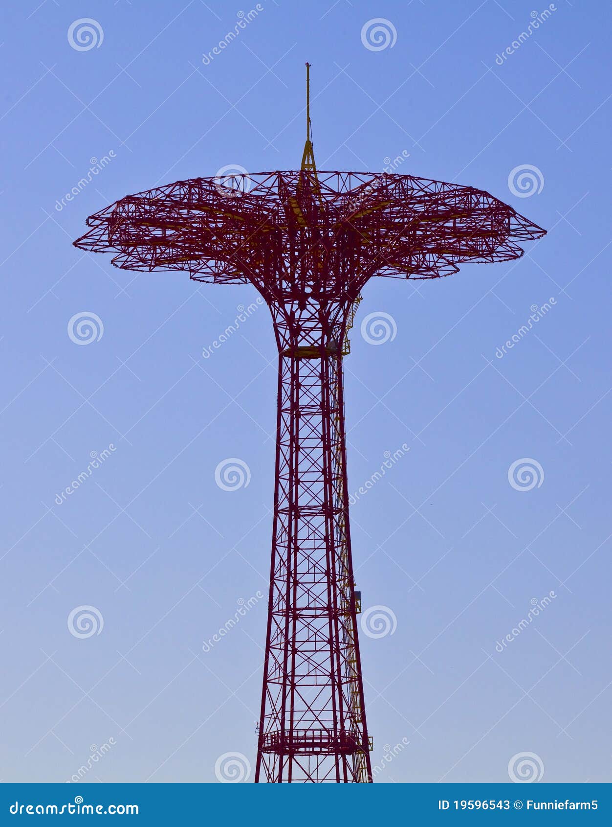 Metal tower stock image. Image of global, blue, microwave - 19596543