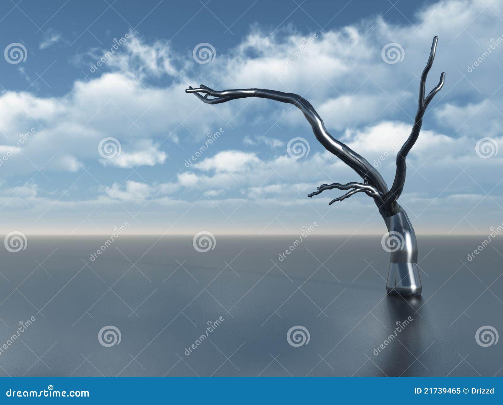 Metal Tree Logo, Walhalla Emblem, Silver Oak Tree Symbol, Abstract ...