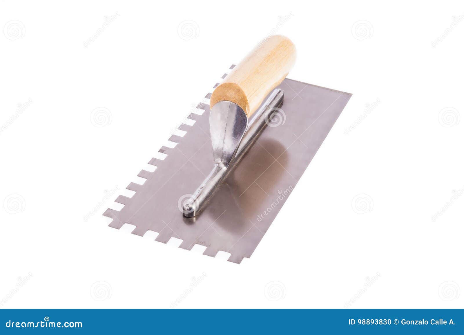 Metal Trowel for Masonry Work Stock Photo - Image of plasterers ...