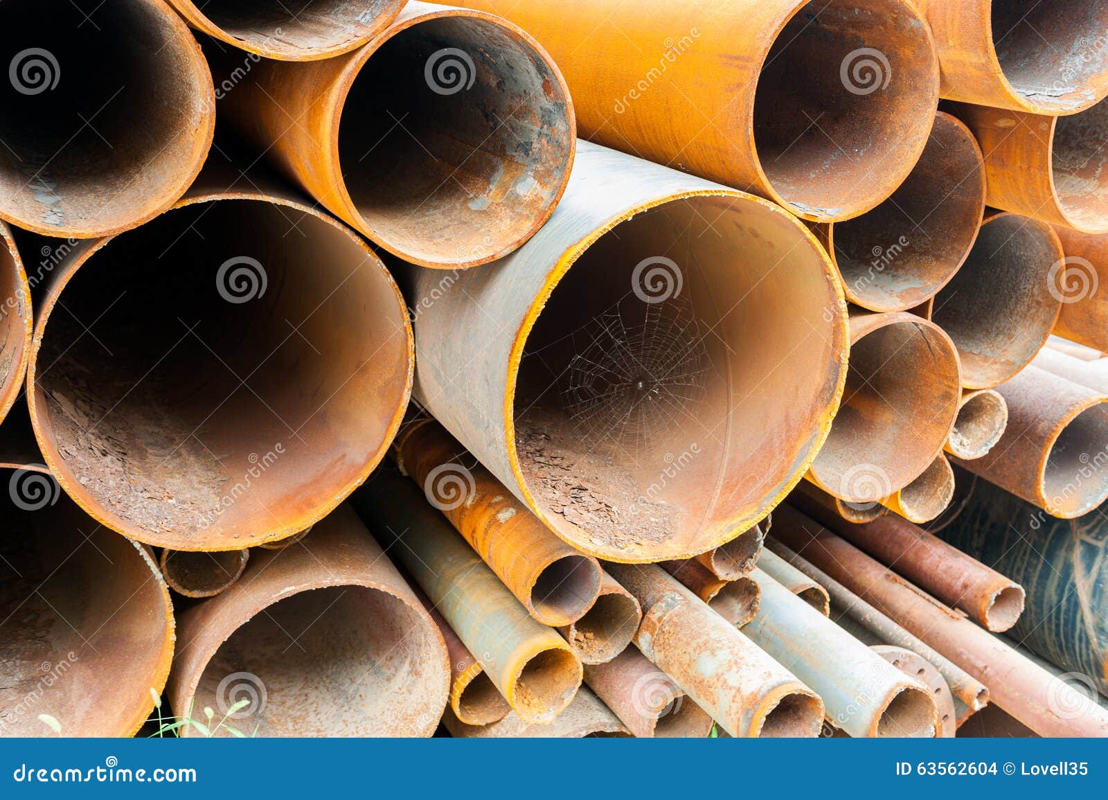 Metal tubes stock photo. Image of plumbing, build, pipes - 63562604