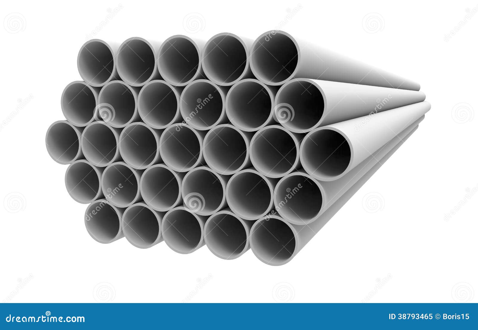 Metal tubes stock illustration. Illustration of line - 38793465