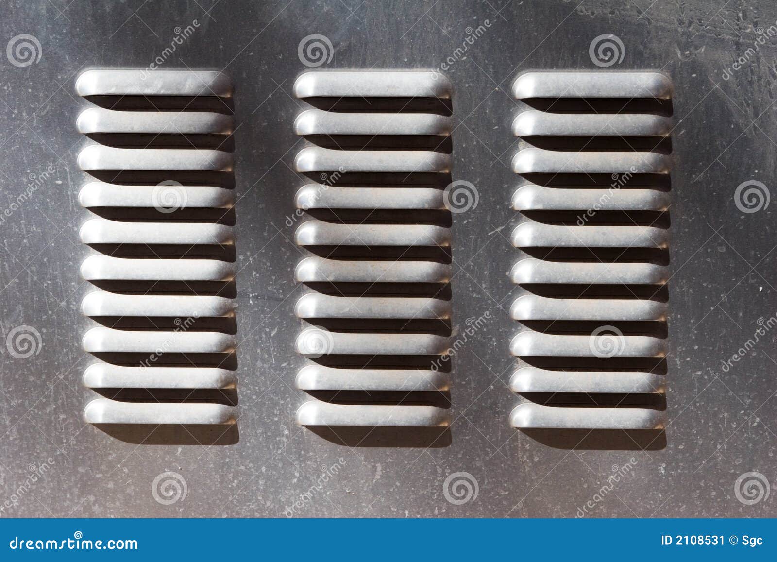 Metal vent stock image. Image of vent, stainless, shadow - 2108531